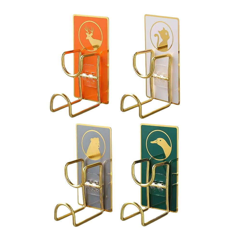 NOVELAR Multi-Color Adhesive Hook for Washbasin, Holds Up to 6 lb, Easy ...