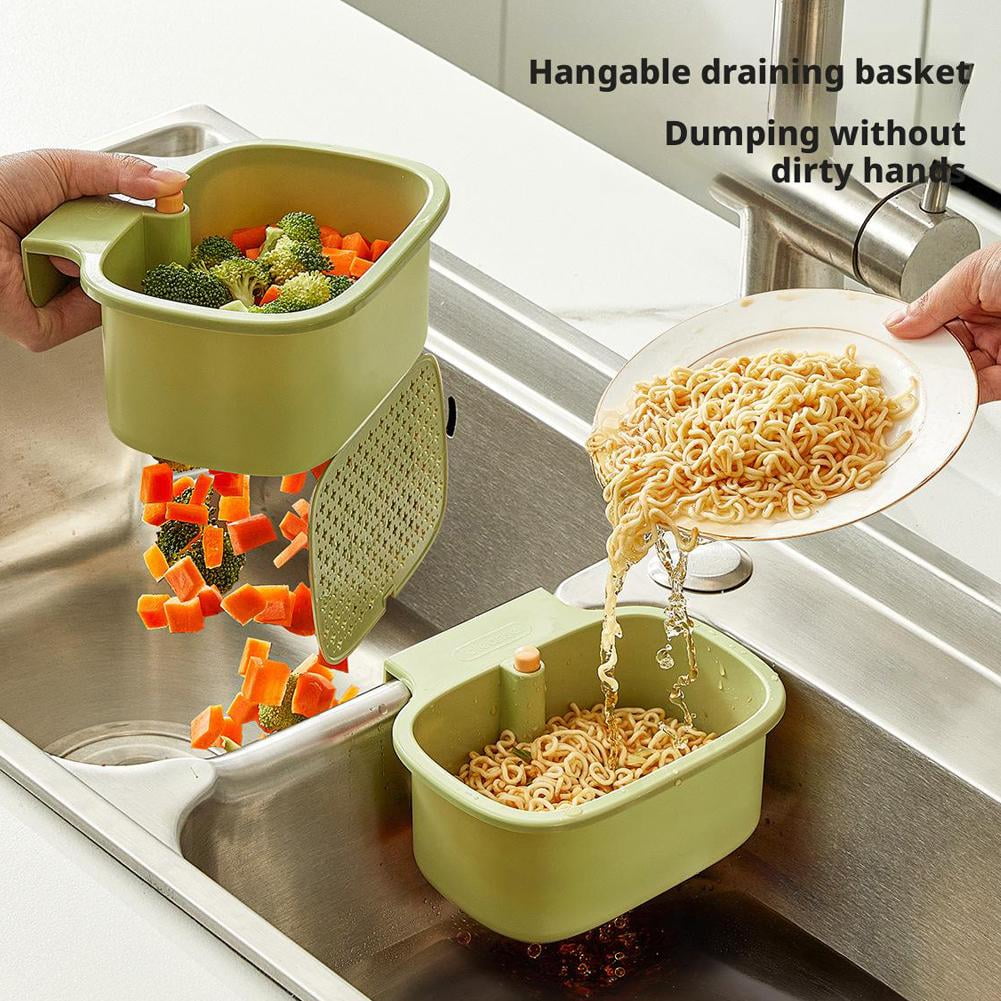 NOVELAR Self-Cleaning Sink Filter Basket, 3.51 in Height, Optimized ...
