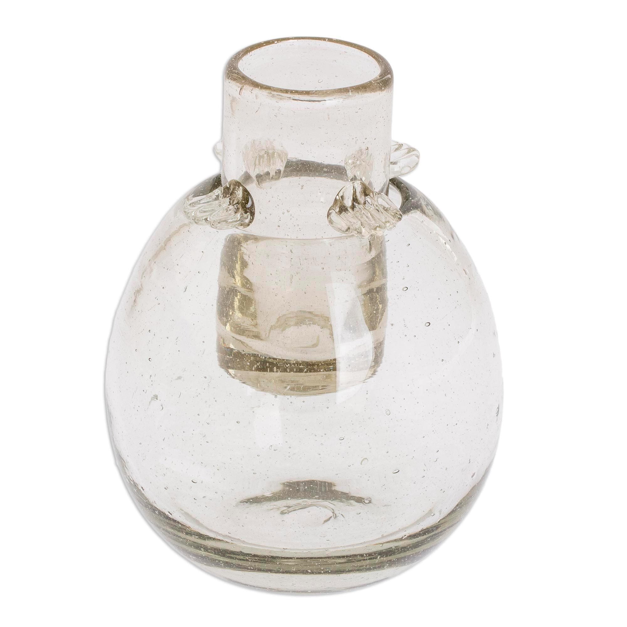 NOVICA Blown glass tequila glass, 'Perfect Shot' - Walmart.com