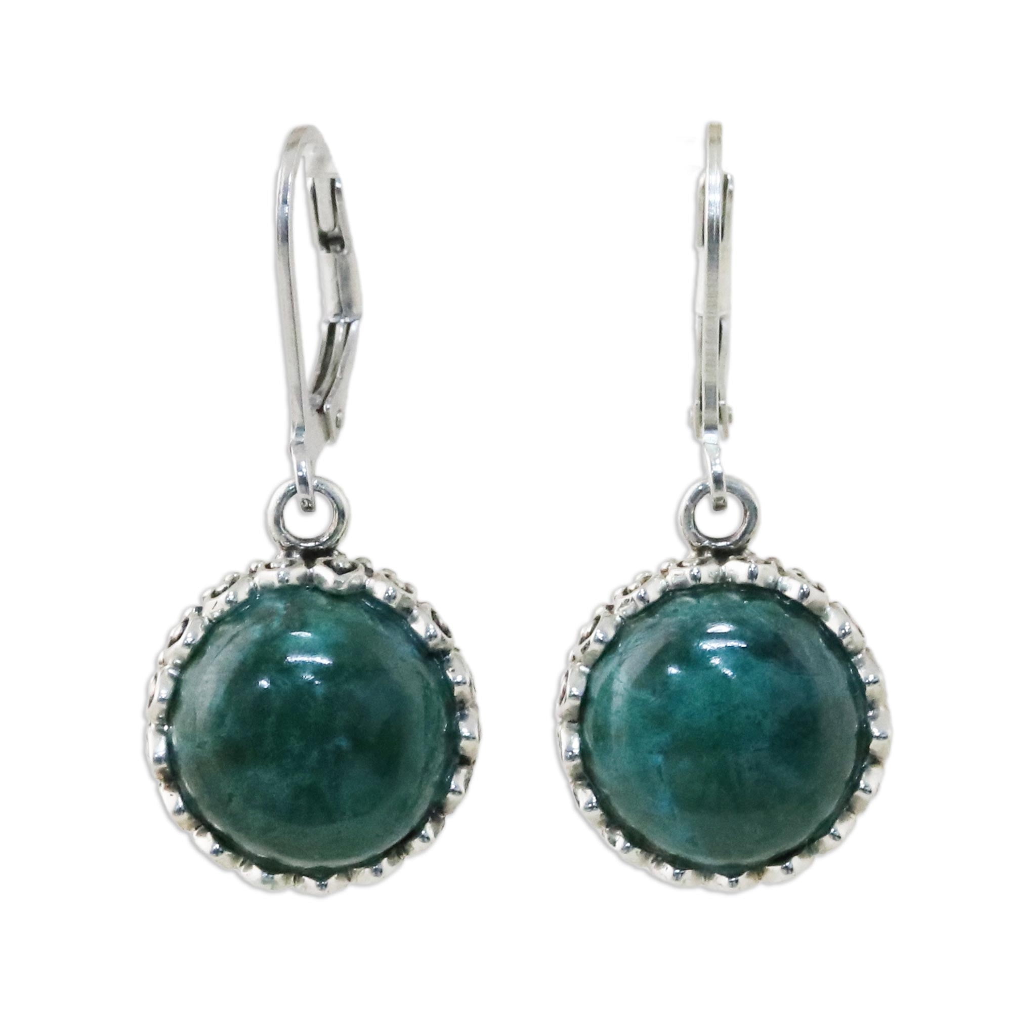 NOVICA Chrysocolla dangle earrings, 'Paradise Dreams' - Walmart.com