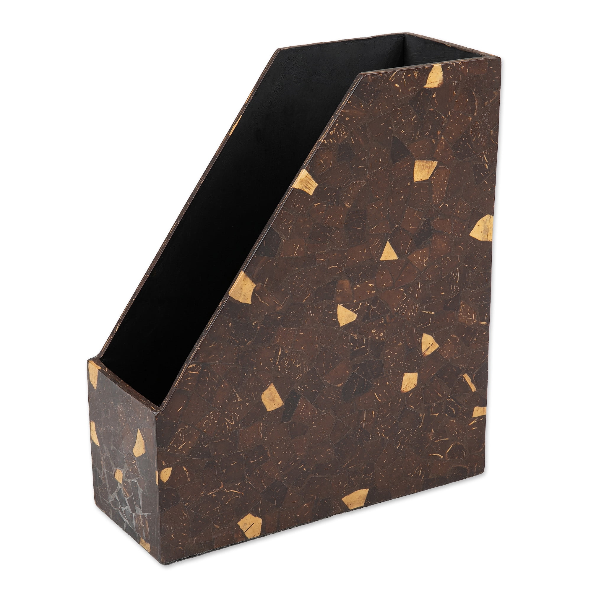 NOVICA Coconut shell file holder, 'Natural Organizer' - Walmart.com