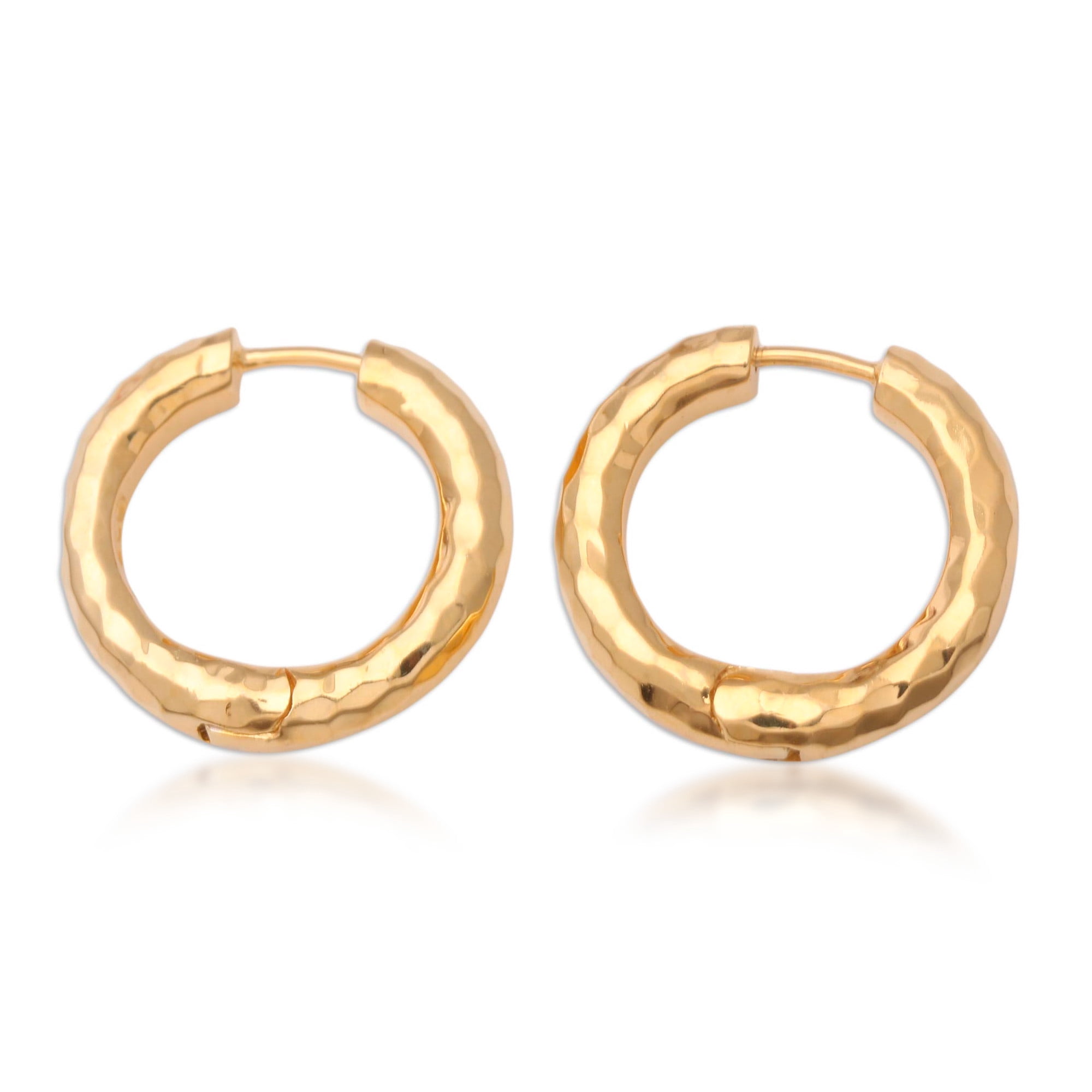 NOVICA Gold-plated hoop earrings, 'Endless in Gold' - Walmart.com