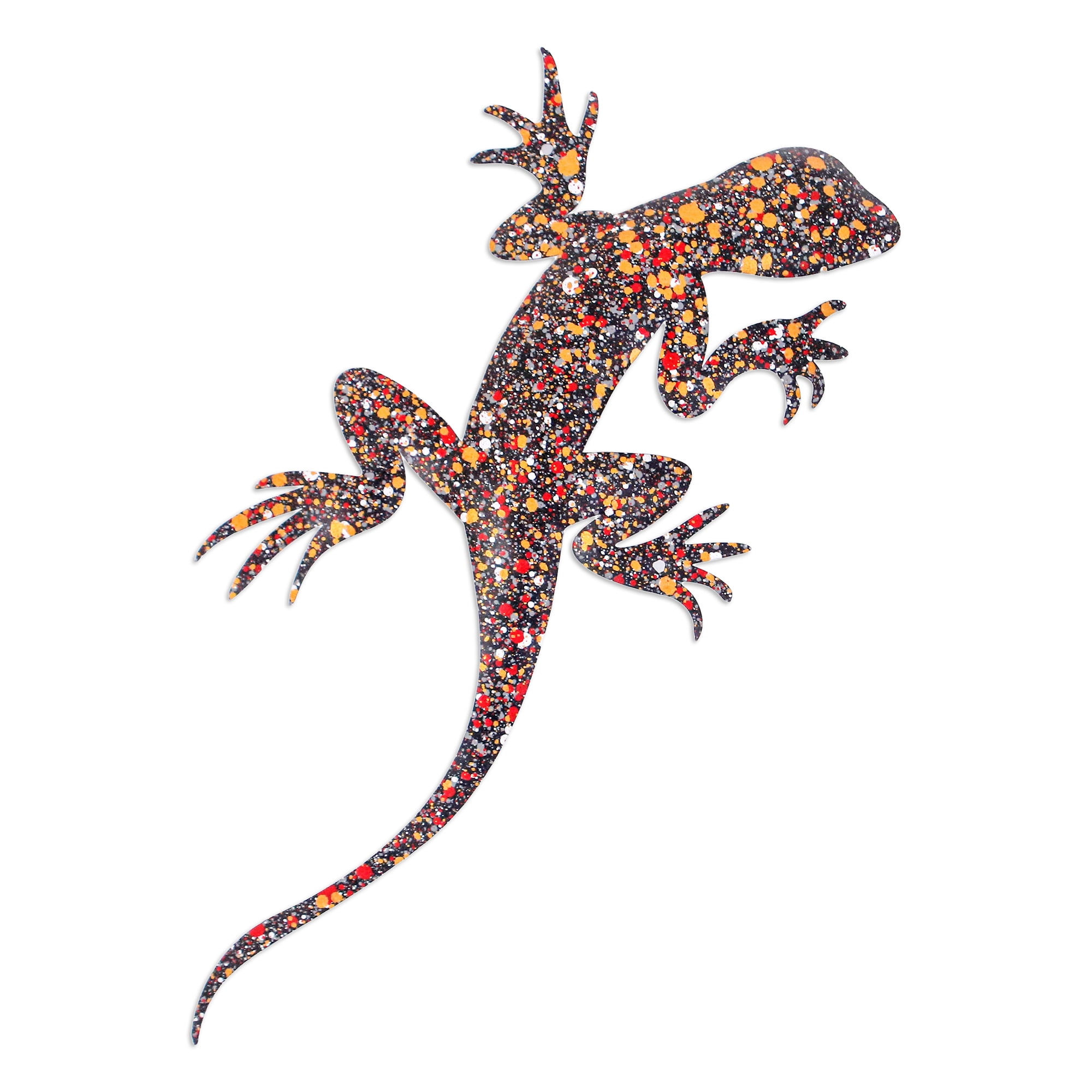 NOVICA Iron wall art, 'Festive Salamander' - Walmart.com