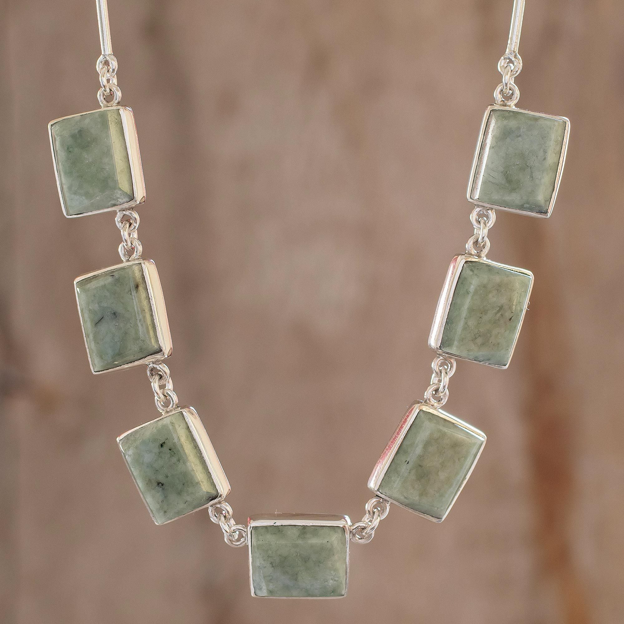 NOVICA Jade pendant necklace, 'Maya Wisdom' - Walmart.com
