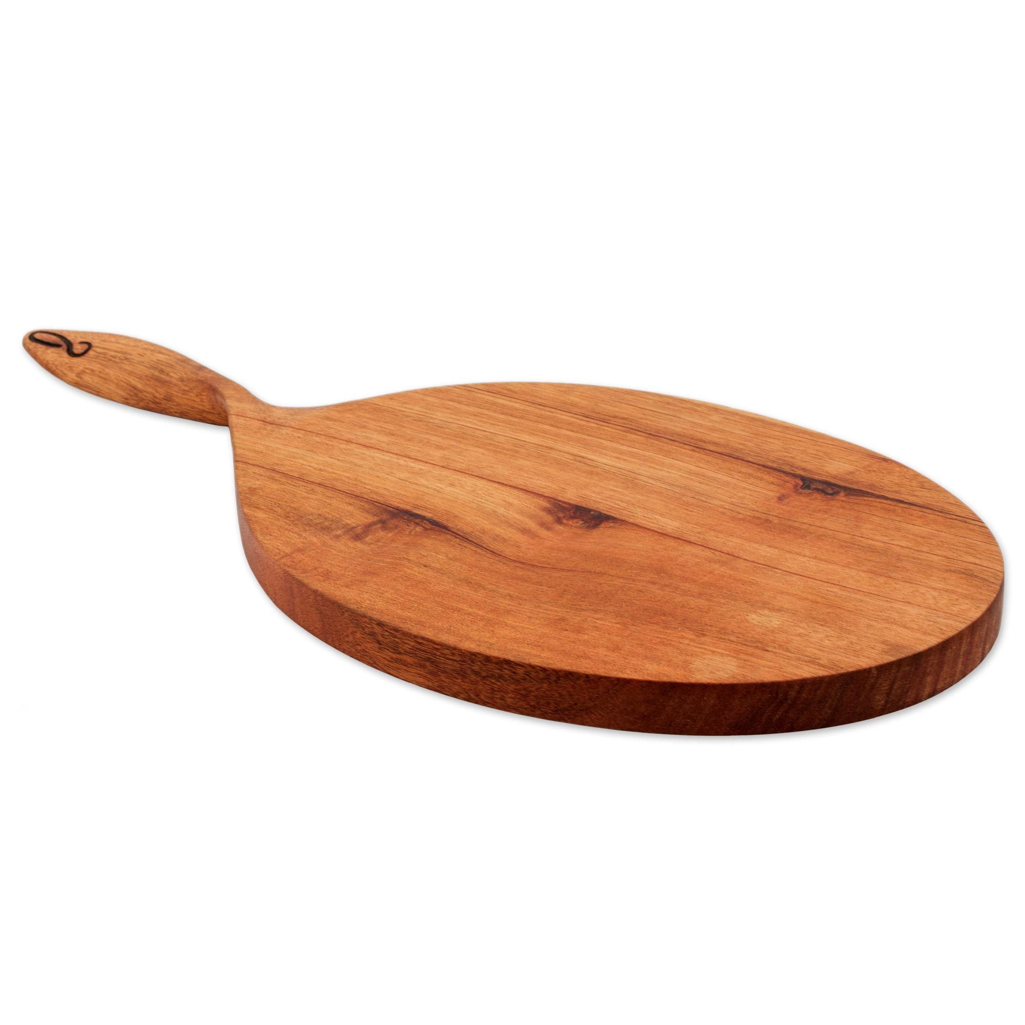 NOVICA Mahogany wood cutting board, 'Twist of Nature' - Walmart.com
