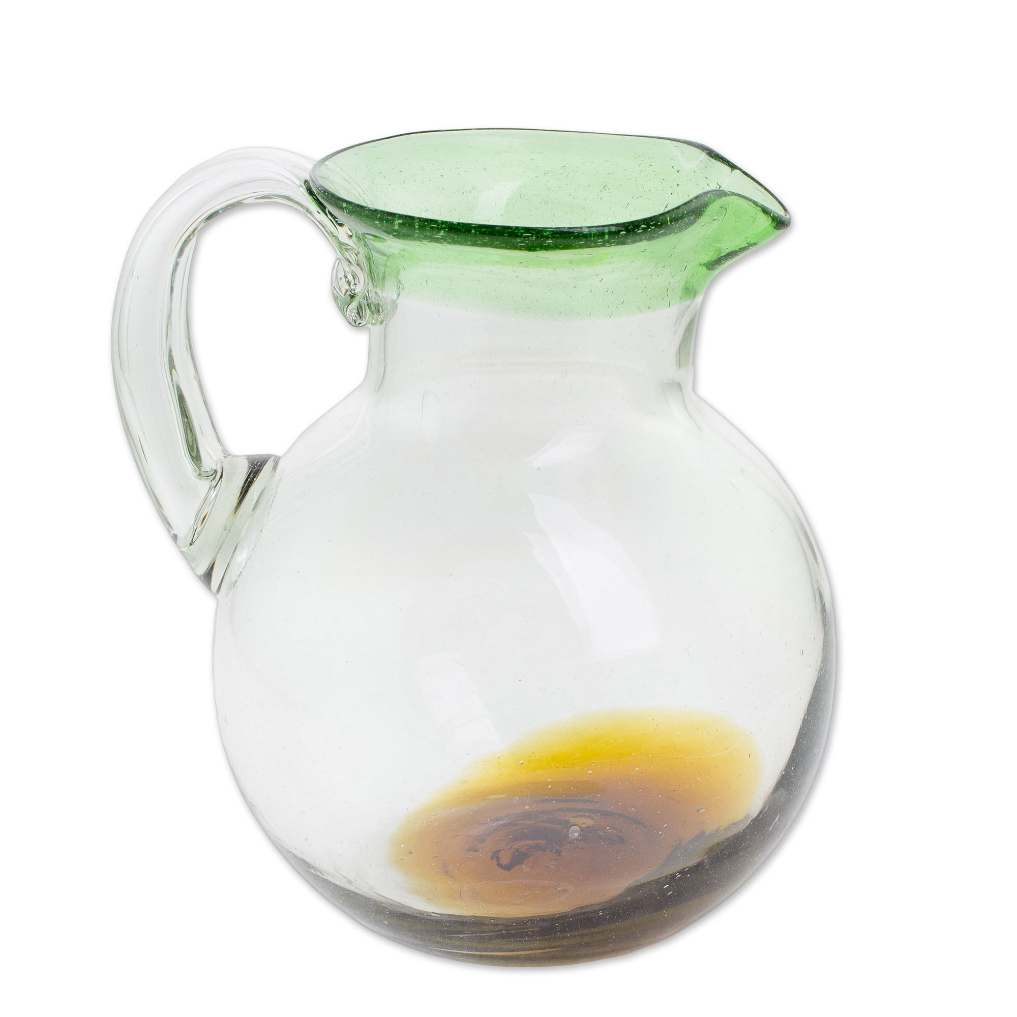 NOVICA Recycled glass pitcher, 'Palm Beach' - Walmart.com