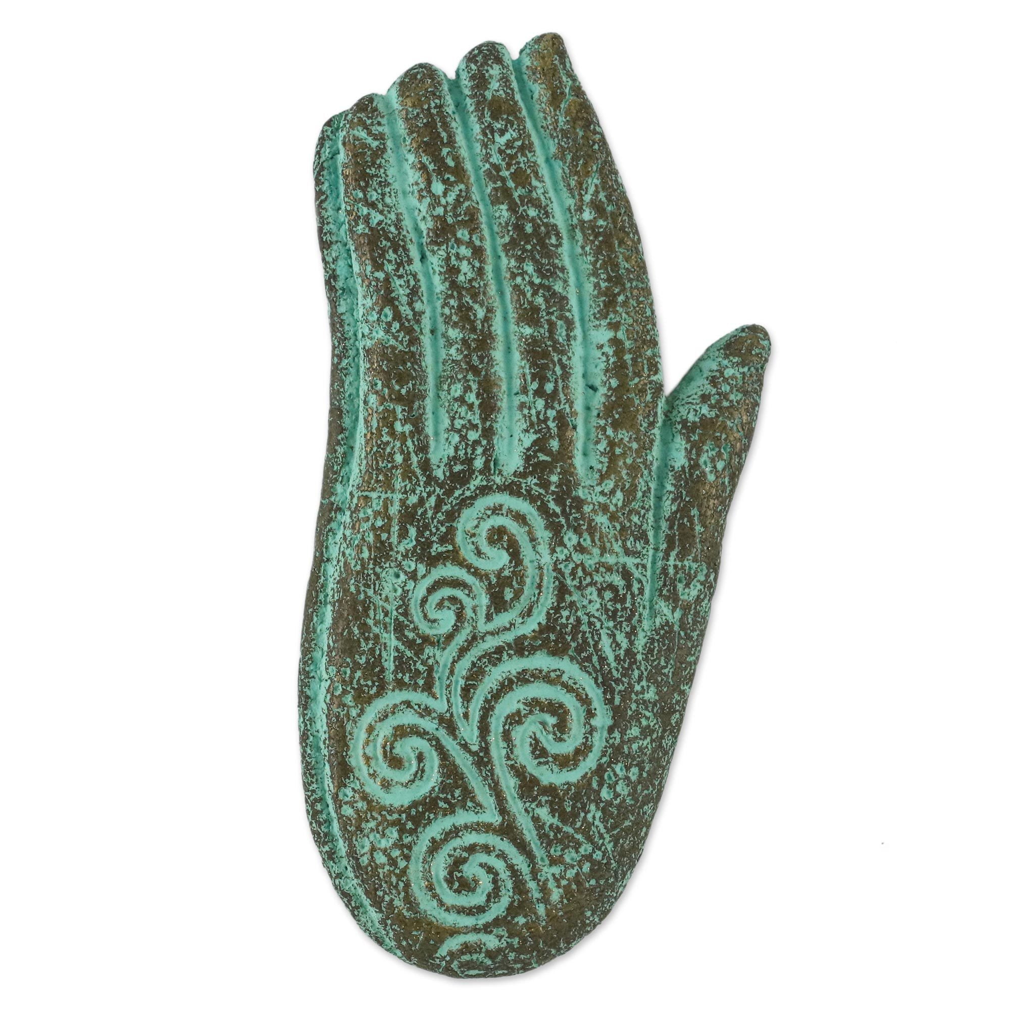 NOVICA Artisan Handmade Recycled Paper Relief Panel Handshaped from ...