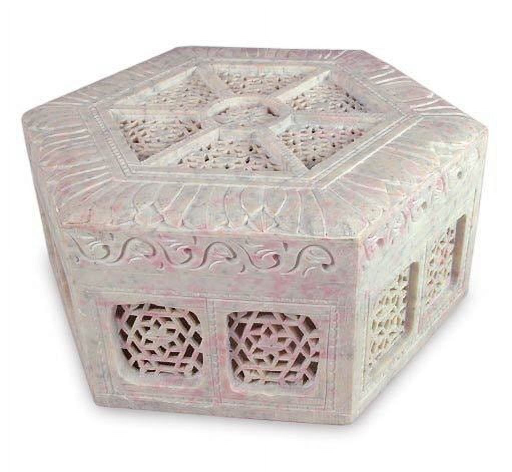 NOVICA Soapstone jewelry box, 'Royal Palace' - Walmart.com