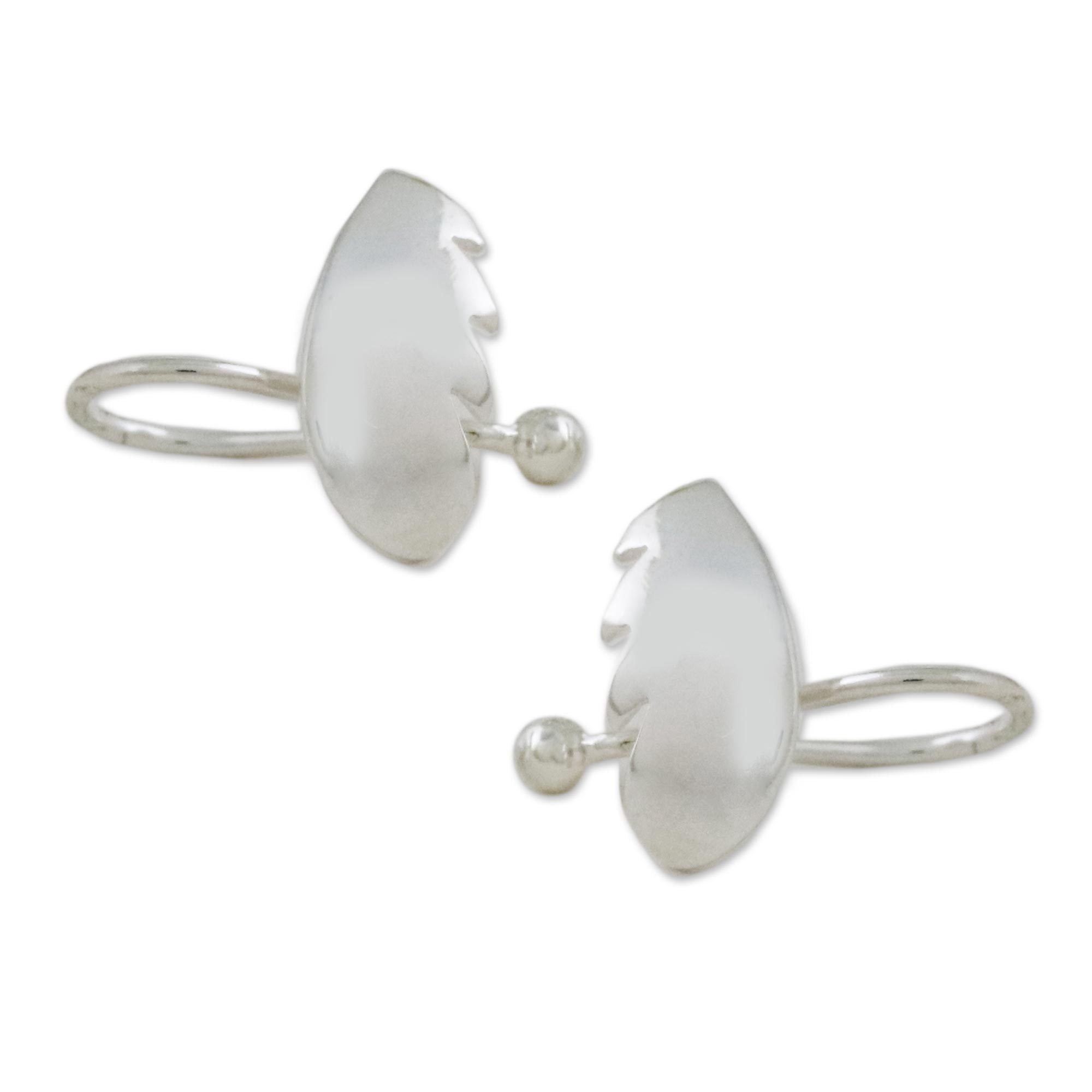 NOVICA Sterling silver ear cuffs, 'Mending Heart' - Walmart.com