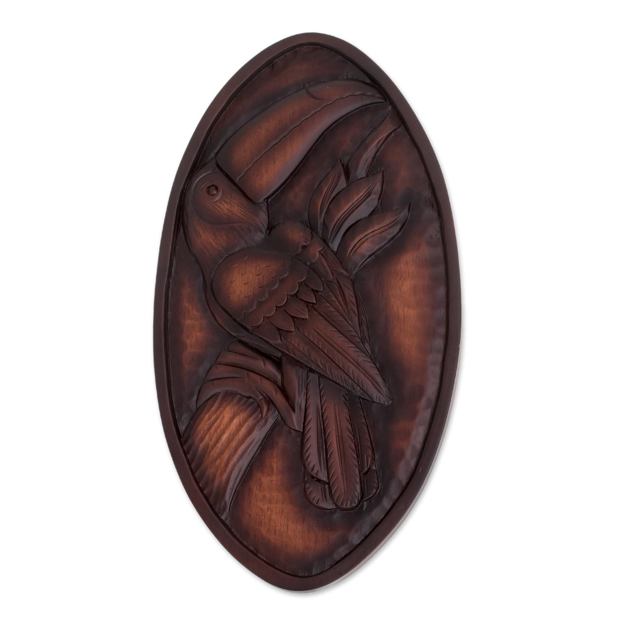 NOVICA Wood relief panel, 'Above the Canopy' - Walmart.com