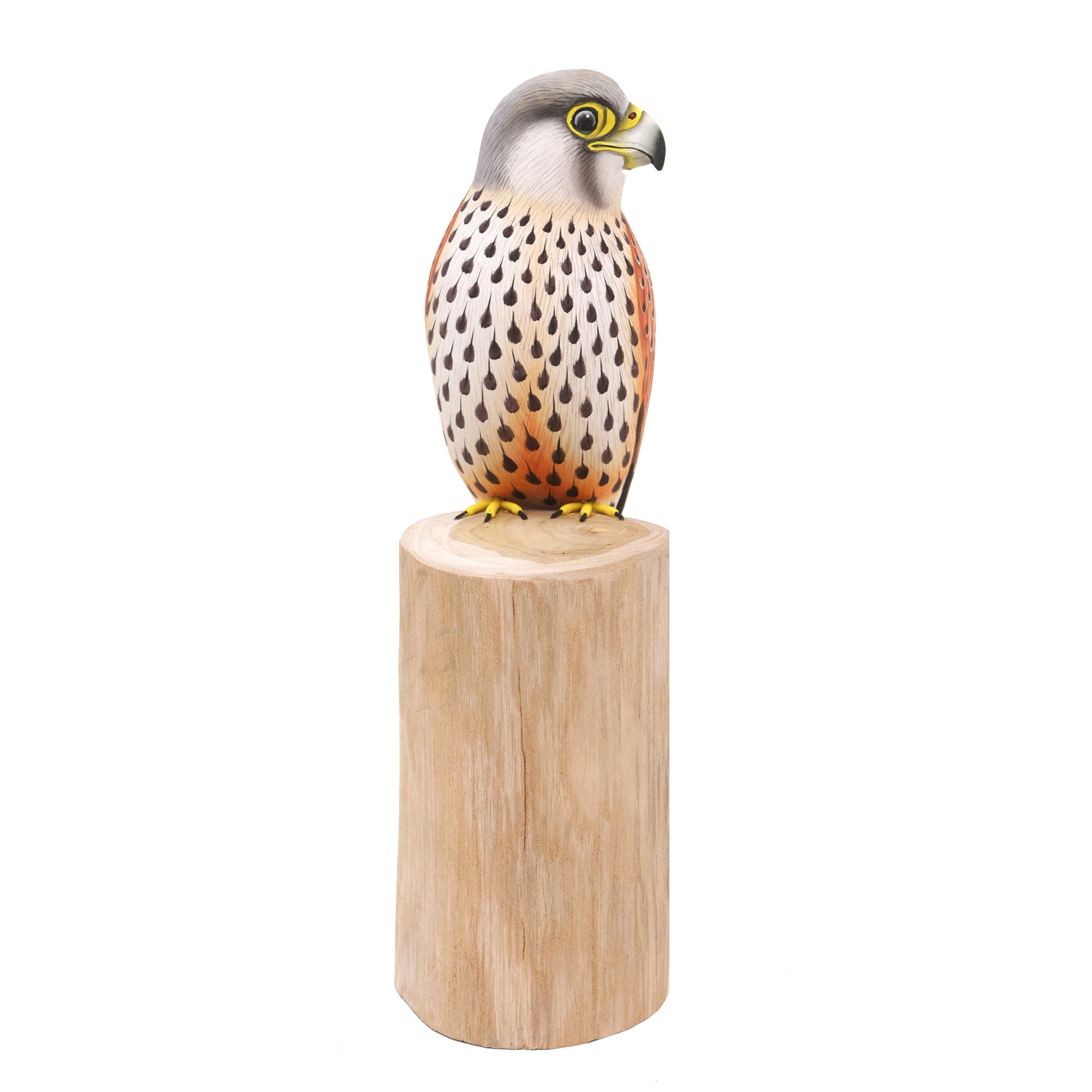 NOVICA Wood statuette, 'Common Kestrel' - Walmart.com