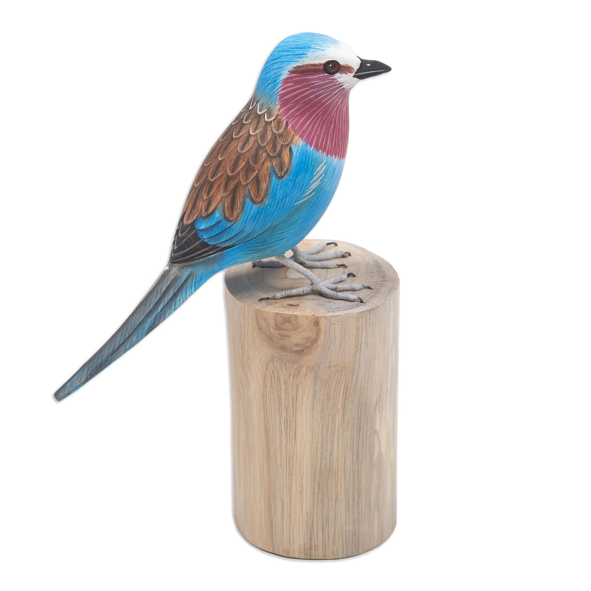NOVICA Wood statuette, 'The Eastern Bluebird' - Walmart.com