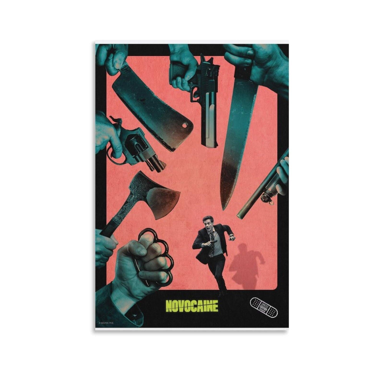 NOVOCAINE Limited Edition Canvas Wall Art Retro Movie Poster P-3 ...