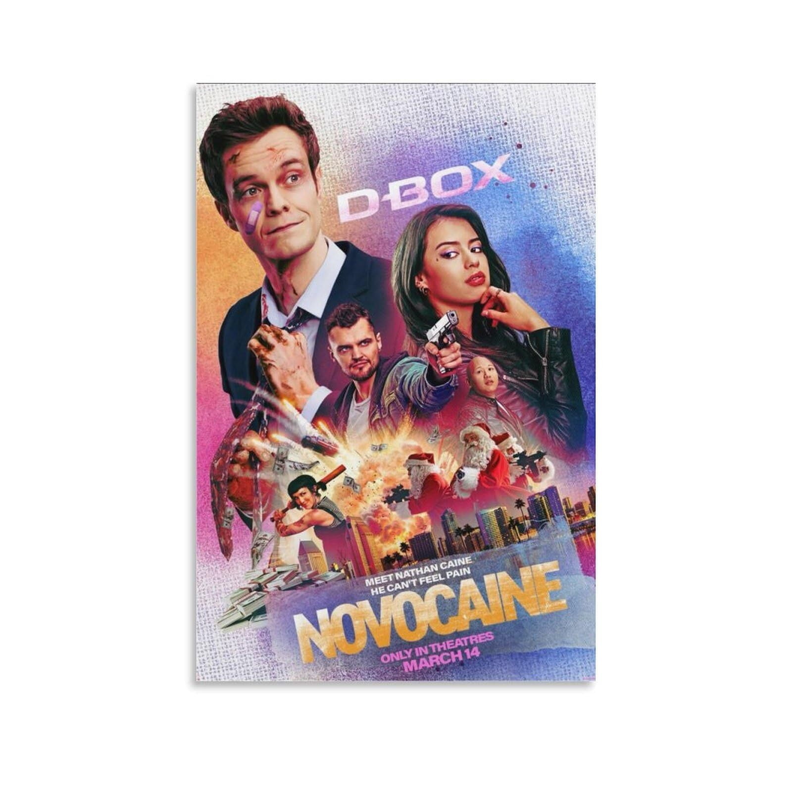 NOVOCAINE Limited Edition Canvas Wall Art Retro Movie Poster P-9 ...