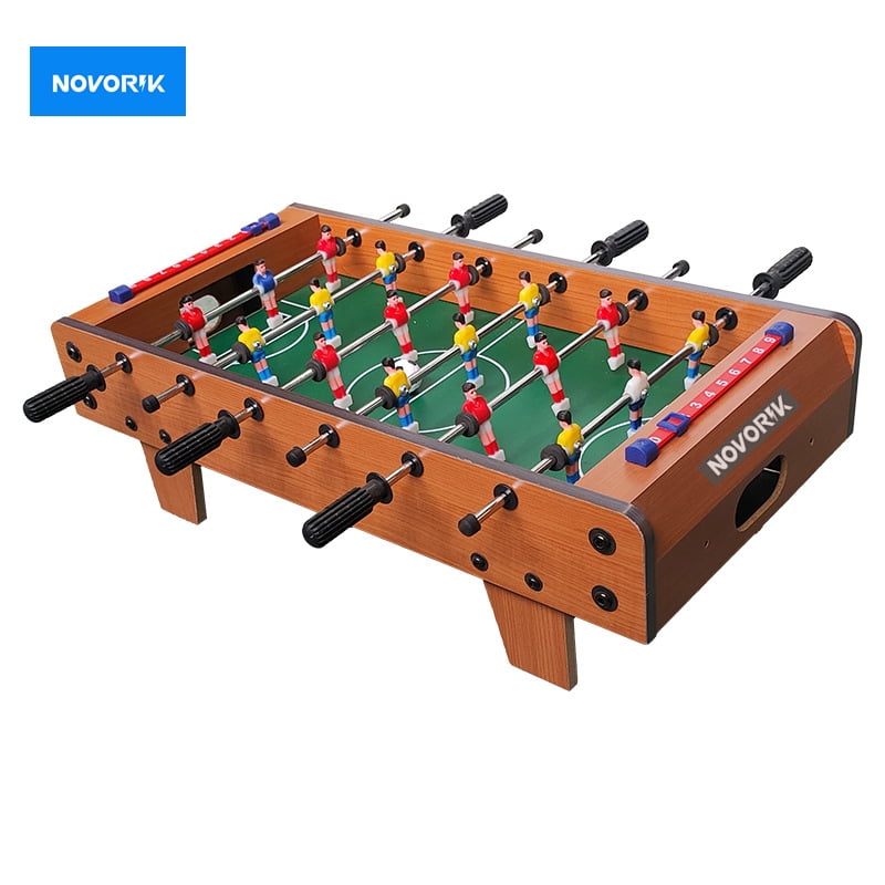 NOVORIK Foosball Table and Push Hockey Table, Combo Game Table Set for ...