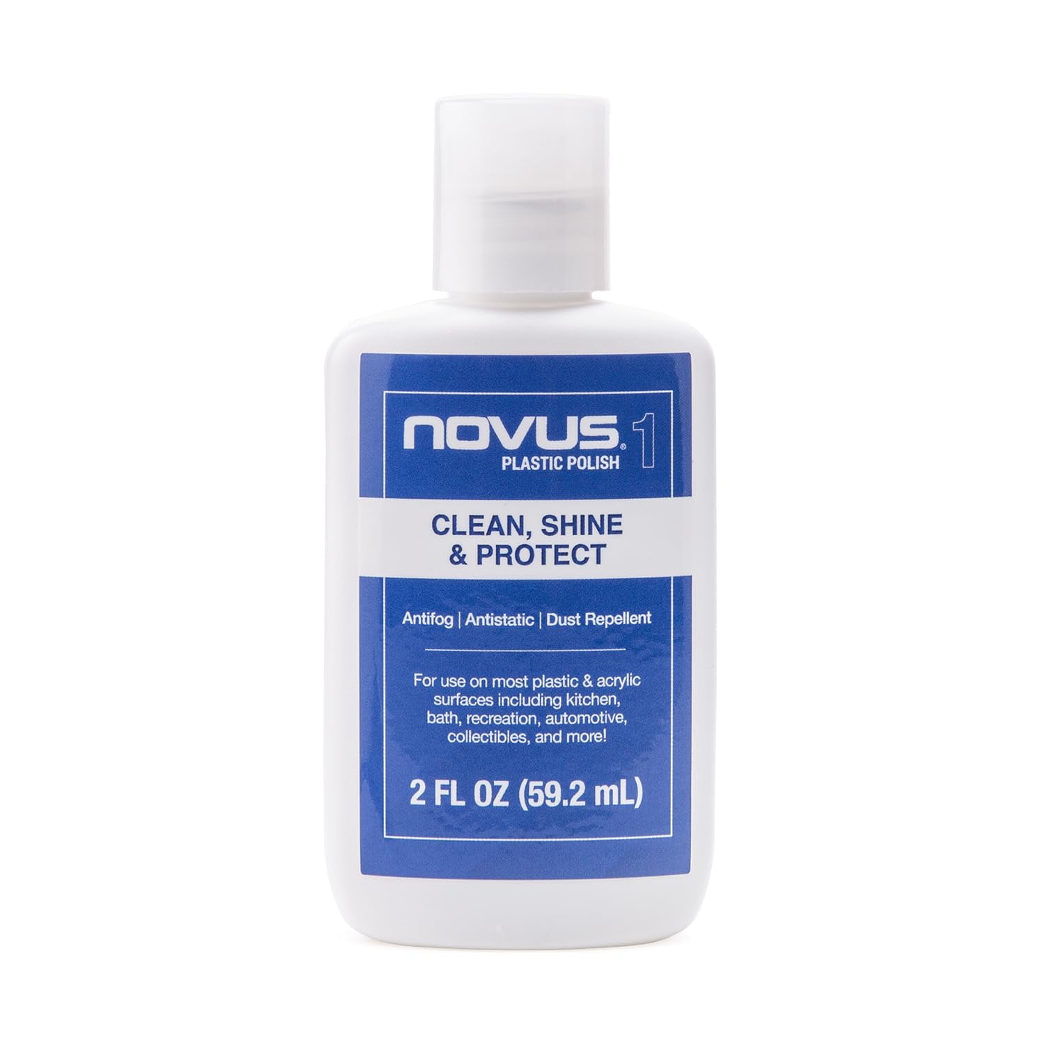 NOVUS 7026 | Plastic Clean & Shine #1 | 2 Ounce Bottle - Walmart.com