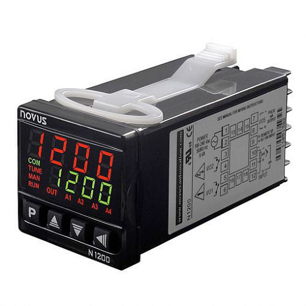 NOVUS 8120200634 N1200-DIO USB RS485 24V Process controller 2 relays ...