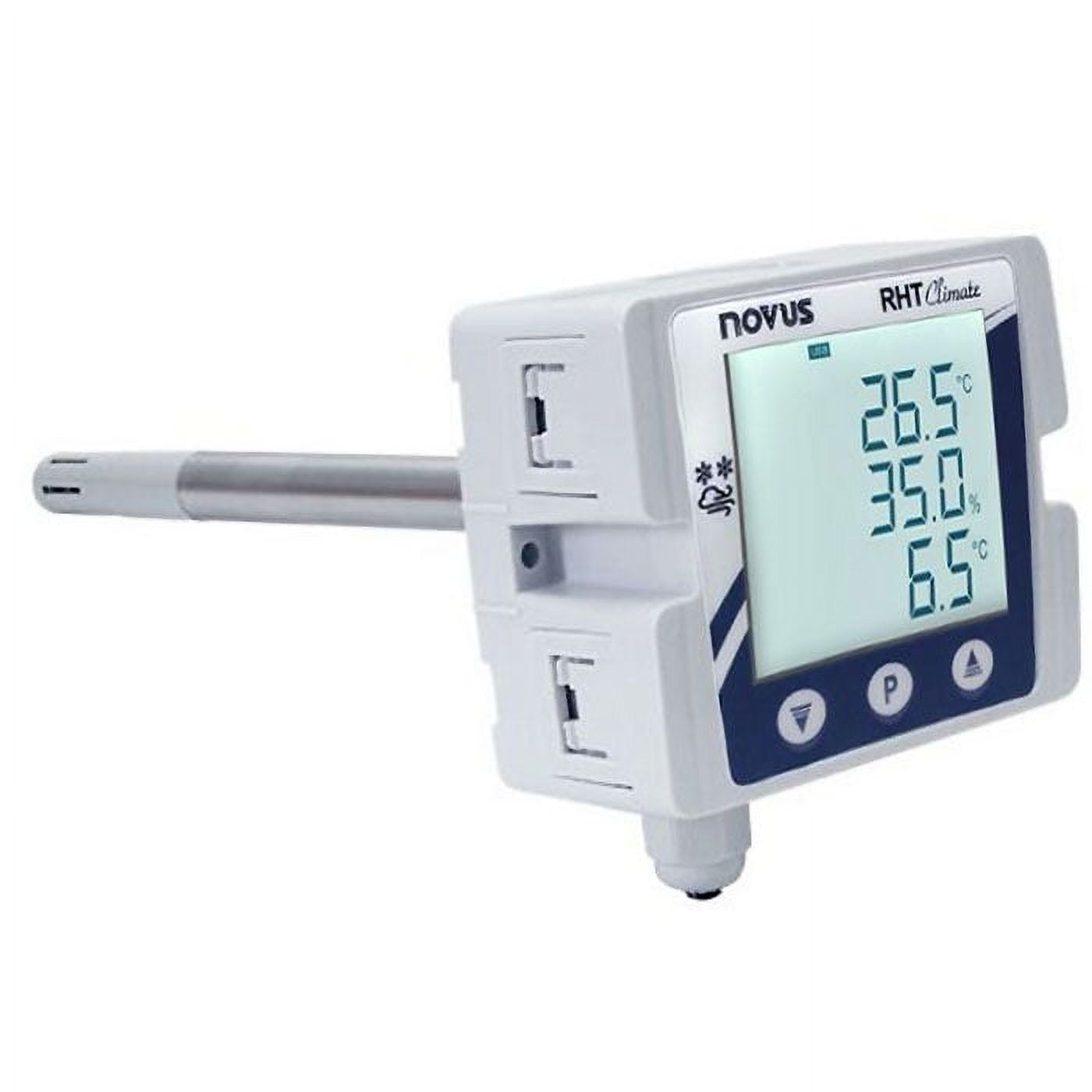 NOVUS 8804111101 RHT Climate-DM temp/hum 150mm probe LCD RS485 4-20mA/0-10Vdc - Walmart.com