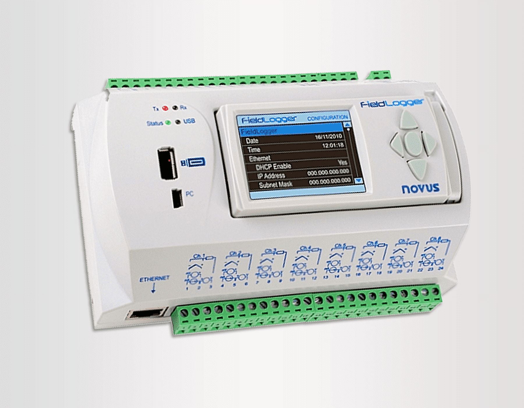 NOVUS 8812120004 FieldLogger 24V Ethernet, 2xRS485 Master/Slave data logger - Walmart.com