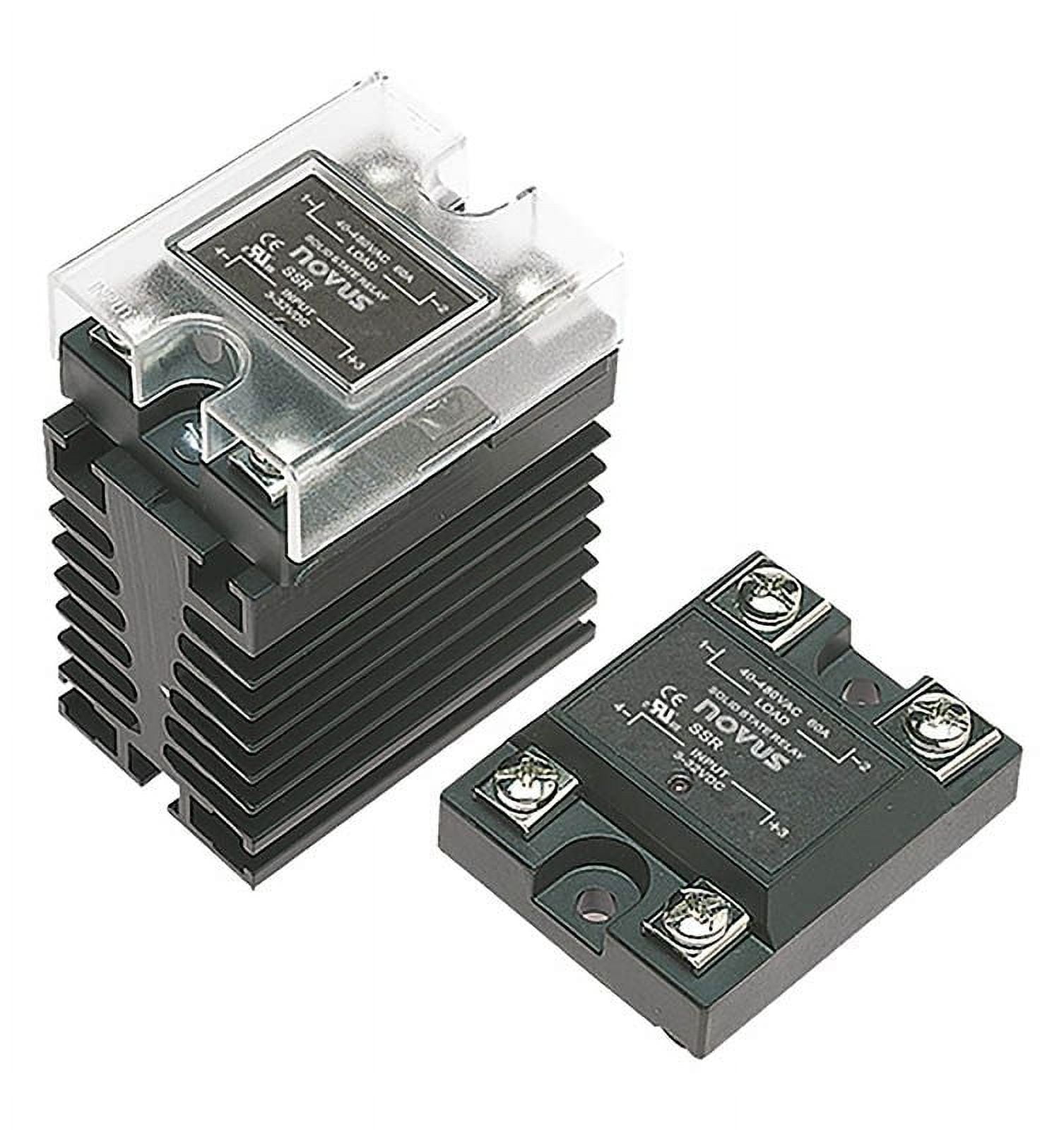 NOVUS 8824011010 SSR-4810 10 A / 480 Vac switching voltage: 4 to 32 Vdc, SOLID STATE RELAY ...