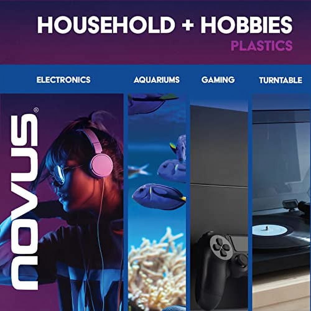 NOVUS-PK1-8 | Plastic Clean & Shine #1, Fine Scratch Remover #2, Heavy ...