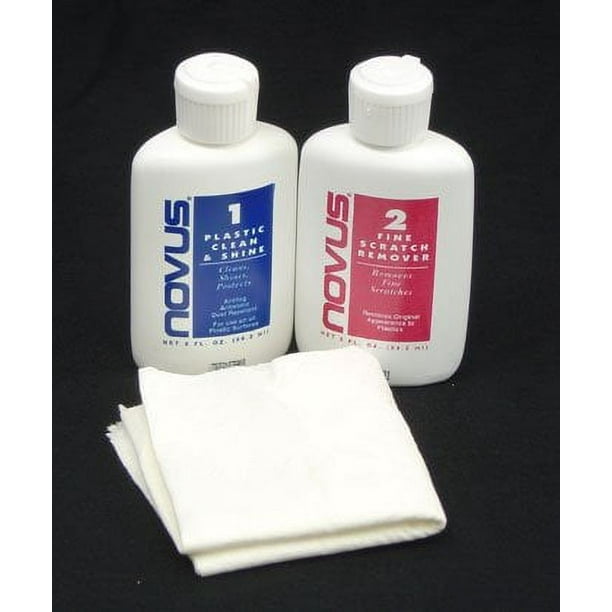 NOVUS Plastic Cleaner and Polish 2-oz Kit #1, #2 - Walmart Business ...