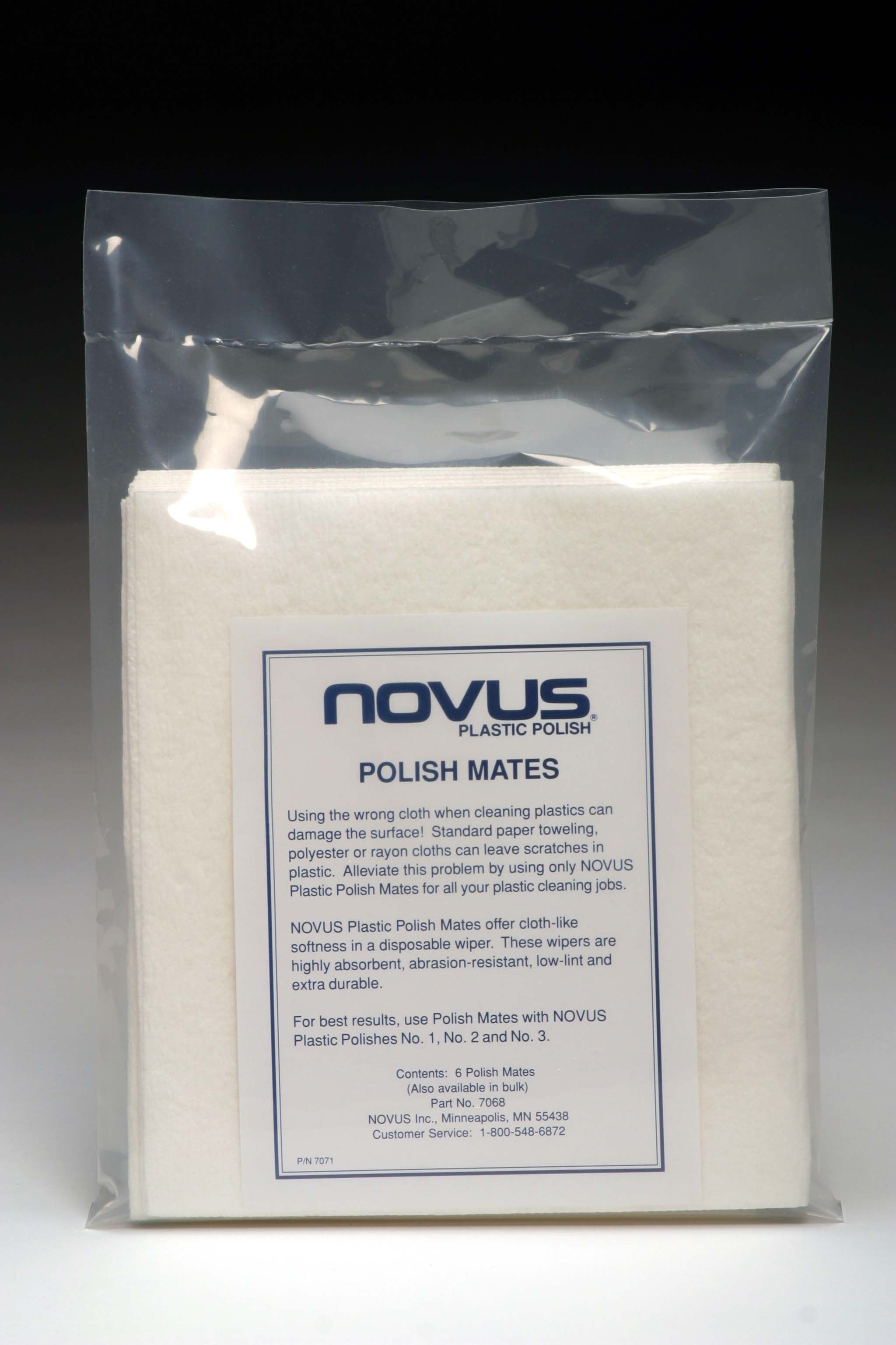 NOVUS Polish Mates Soft Disposable Wipers, 6-Pack - Walmart.com
