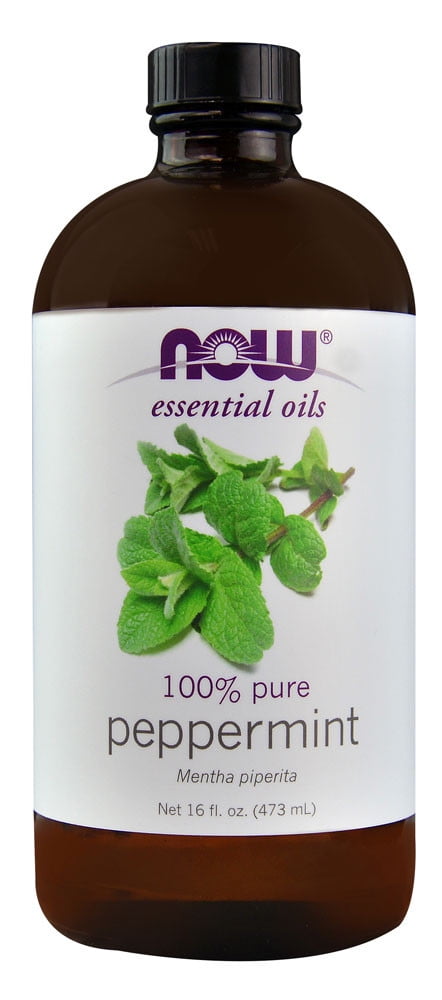 NOW Essential Oils 100% Pure Peppermint -- 16 fl oz - Walmart.com
