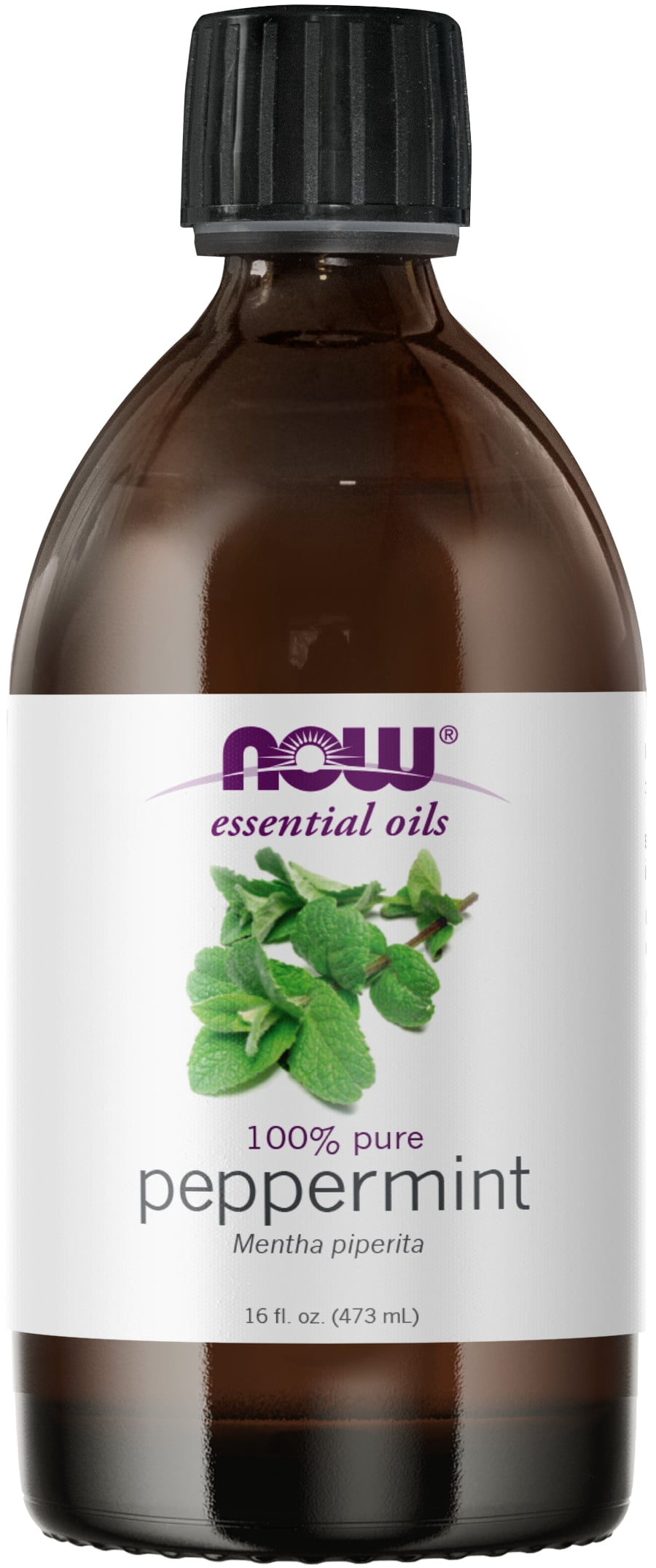 NOW Essential Oils, Peppermint Oil, Invigorating Aromatherapy Scent ...