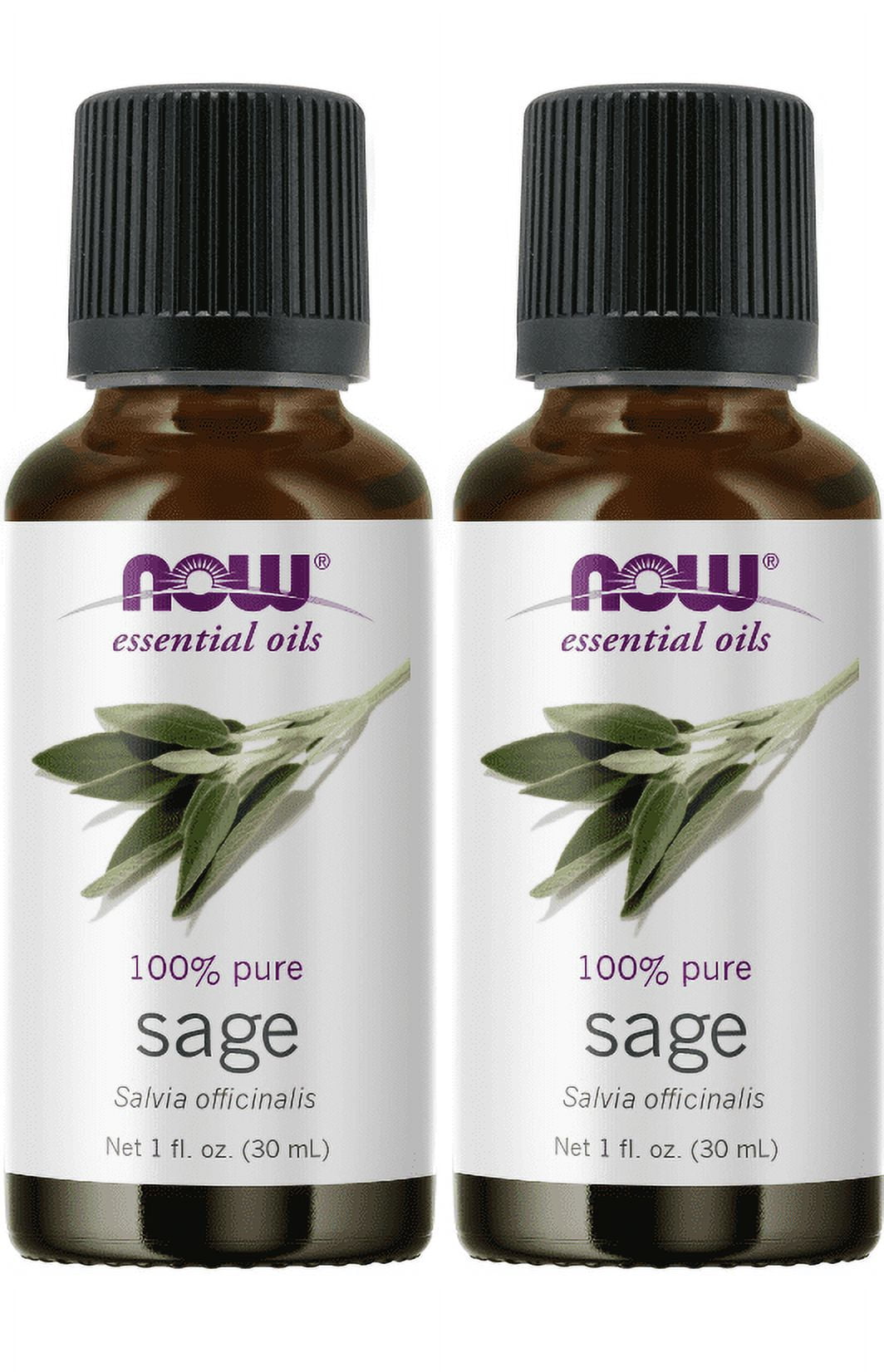 NOW Essential Oils, Sage Oil, Normalizing Aromatherapy Scent, Steam ...