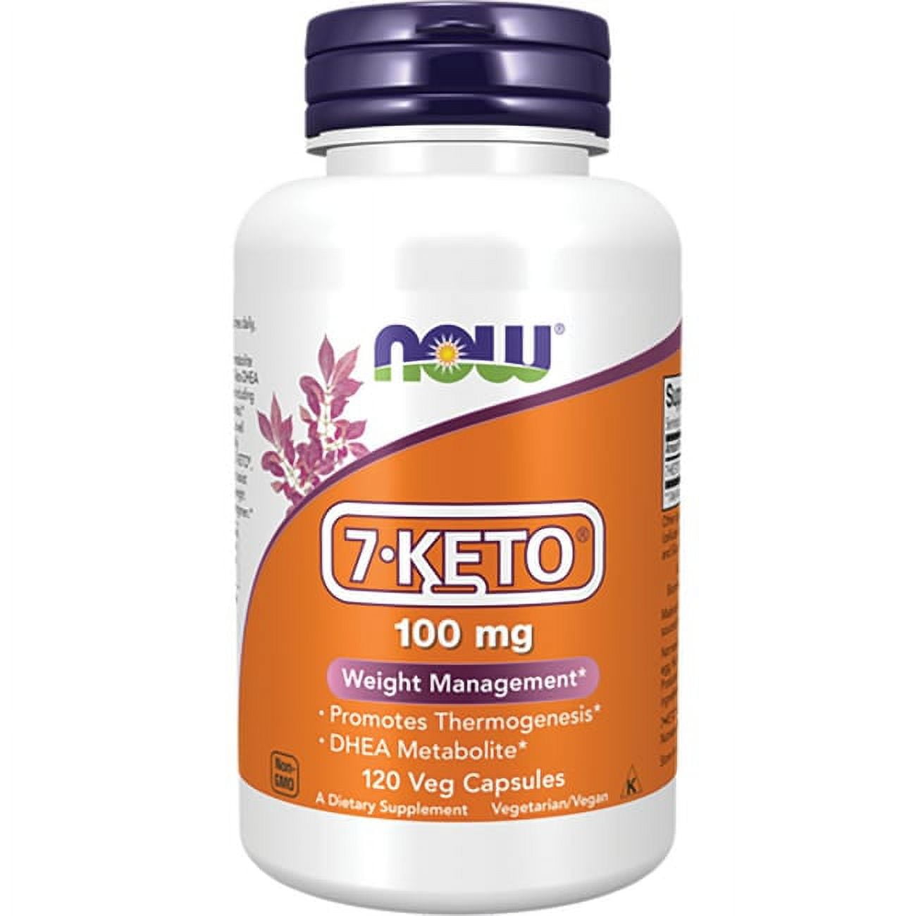 NOW Foods 7-Keto 100 mg 120 Veg Caps - Walmart.com