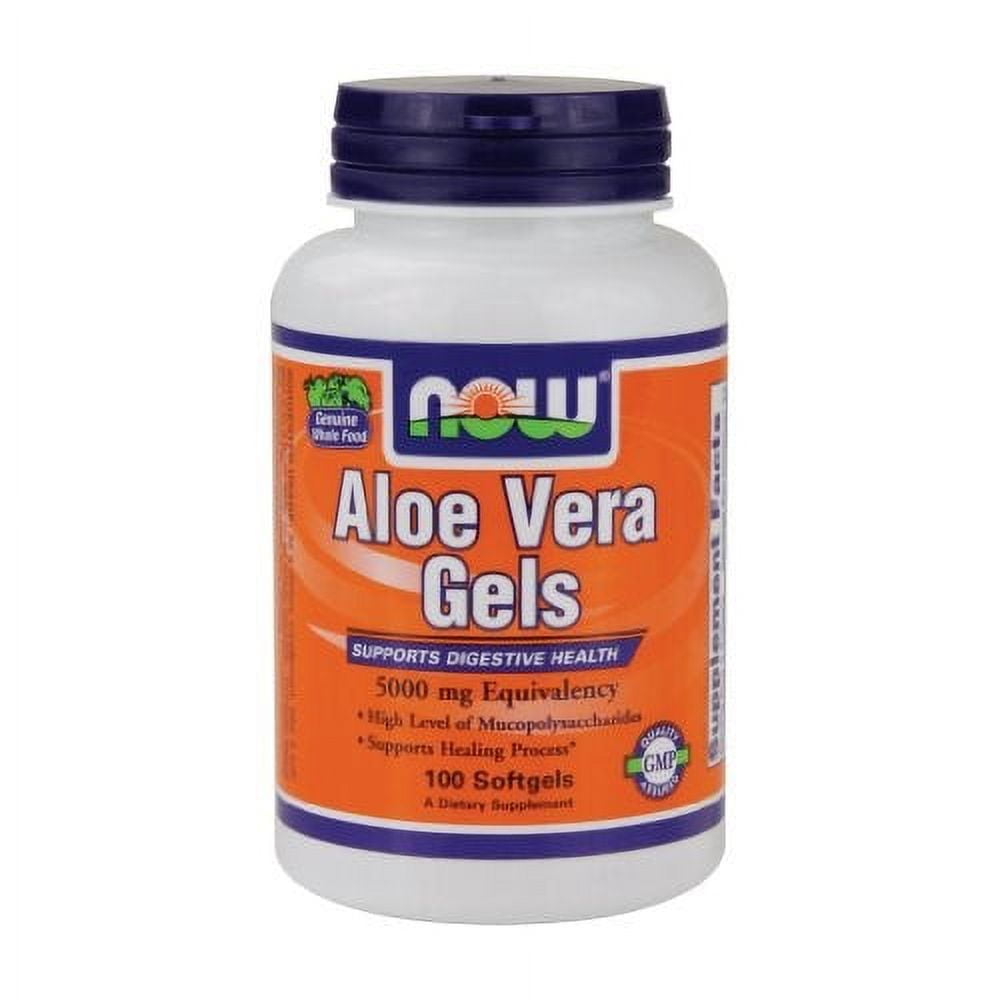 NOW Foods Aloe Vera Gels 100 Sgels - Walmart.com