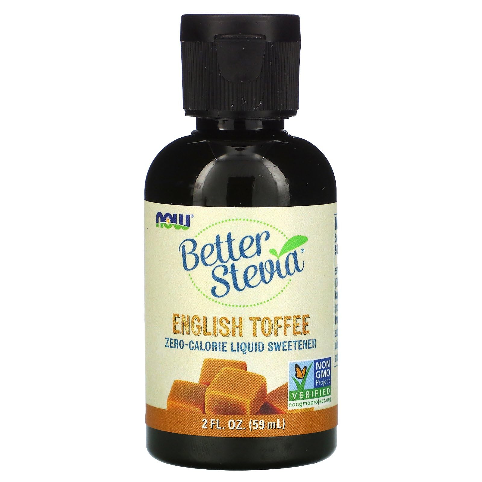 NOW Foods, Better FEV6 Stevia, Liquid Zero-Calorie Sweetener, English ...
