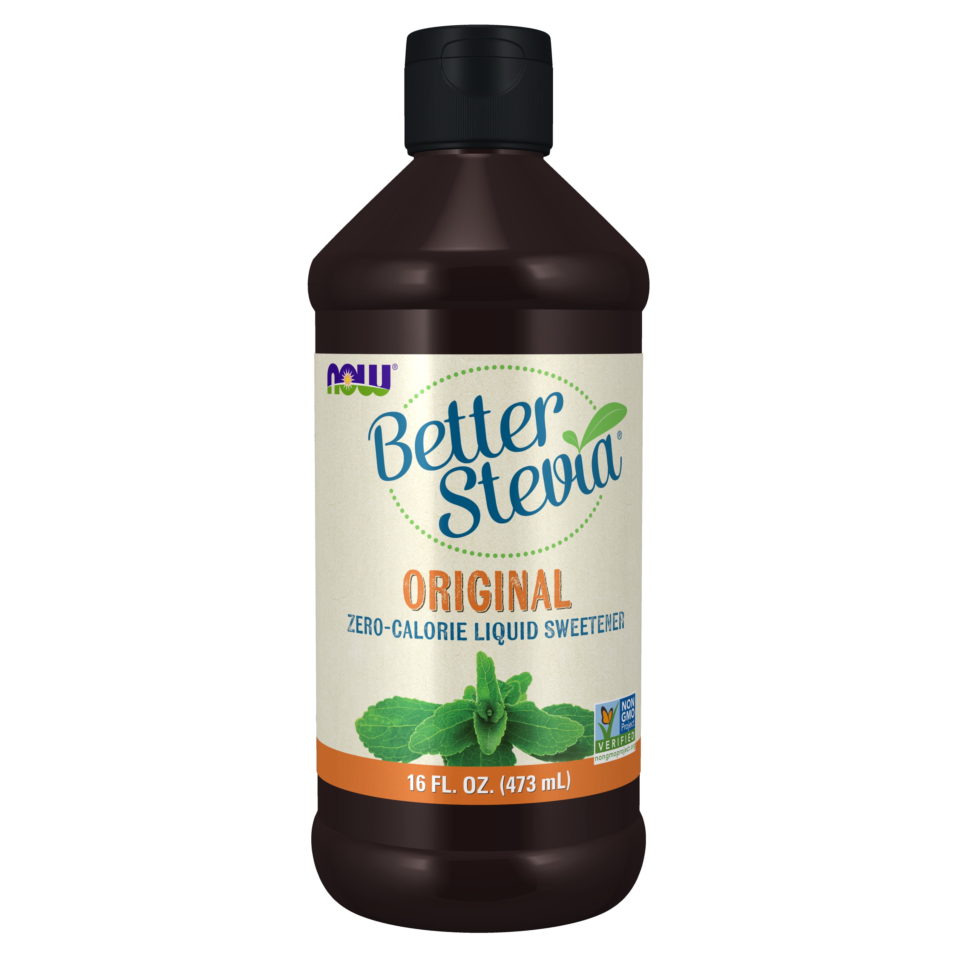 NOW Foods, Better Stevia Liquid, Original, Zero-Calorie Liquid ...