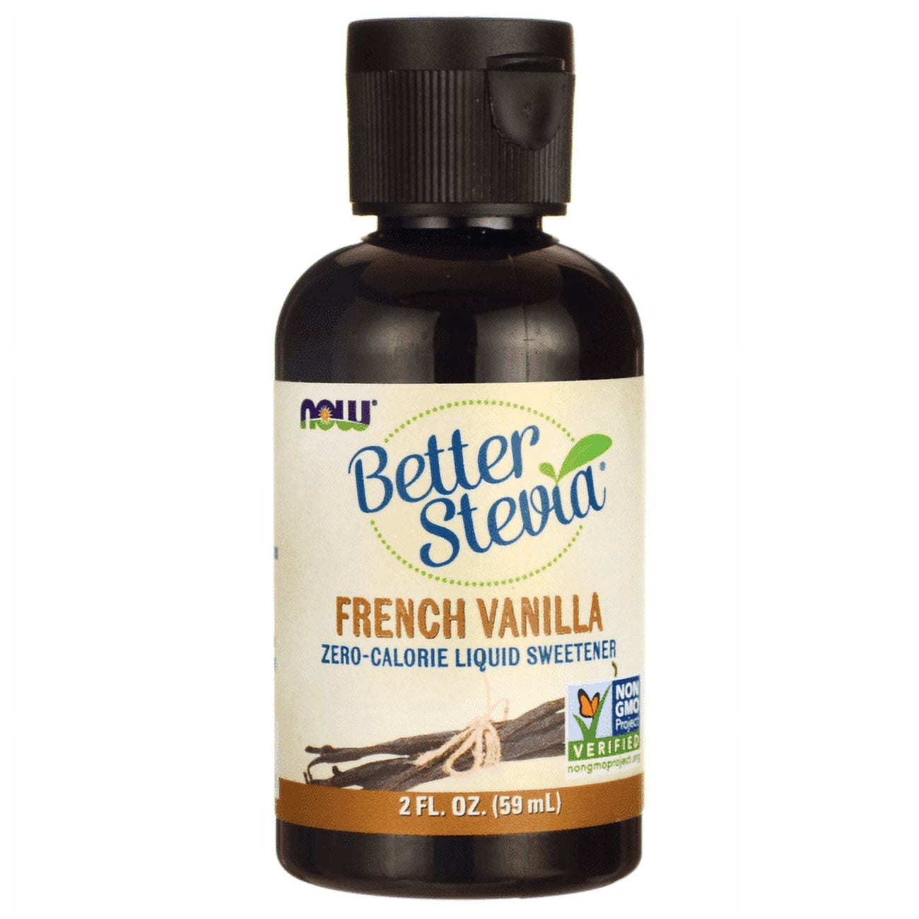 NOW Foods Better Stevia Liquid Sweetener, Keto Non-GMO, French Vanilla ...