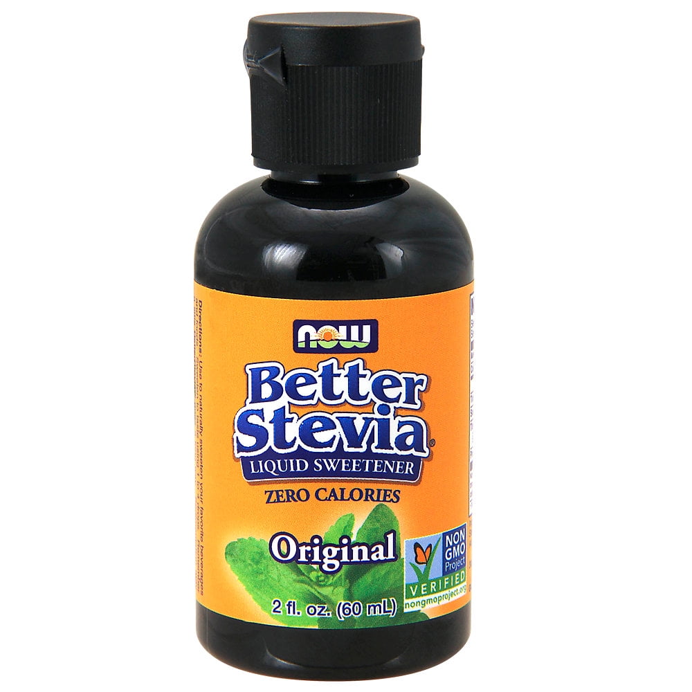 NOW Foods Better Stevia Zero-Calorie Liquid Sweetener - Original 2 fl ...