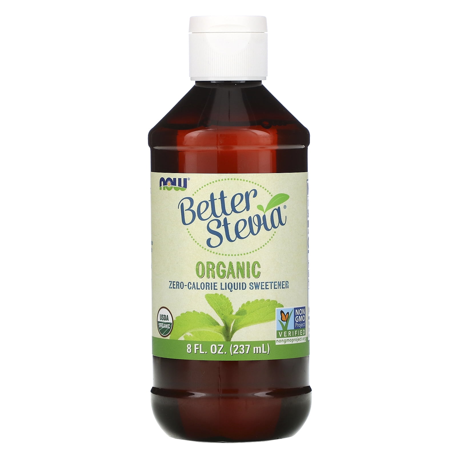 NOW Foods - BetterStevia Organic Liquid Sweetener - 8 fl. oz. - Walmart.com