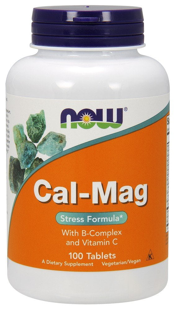 Cal-Mag Stress By Now Foods - 100 Tablets - Walmart.com