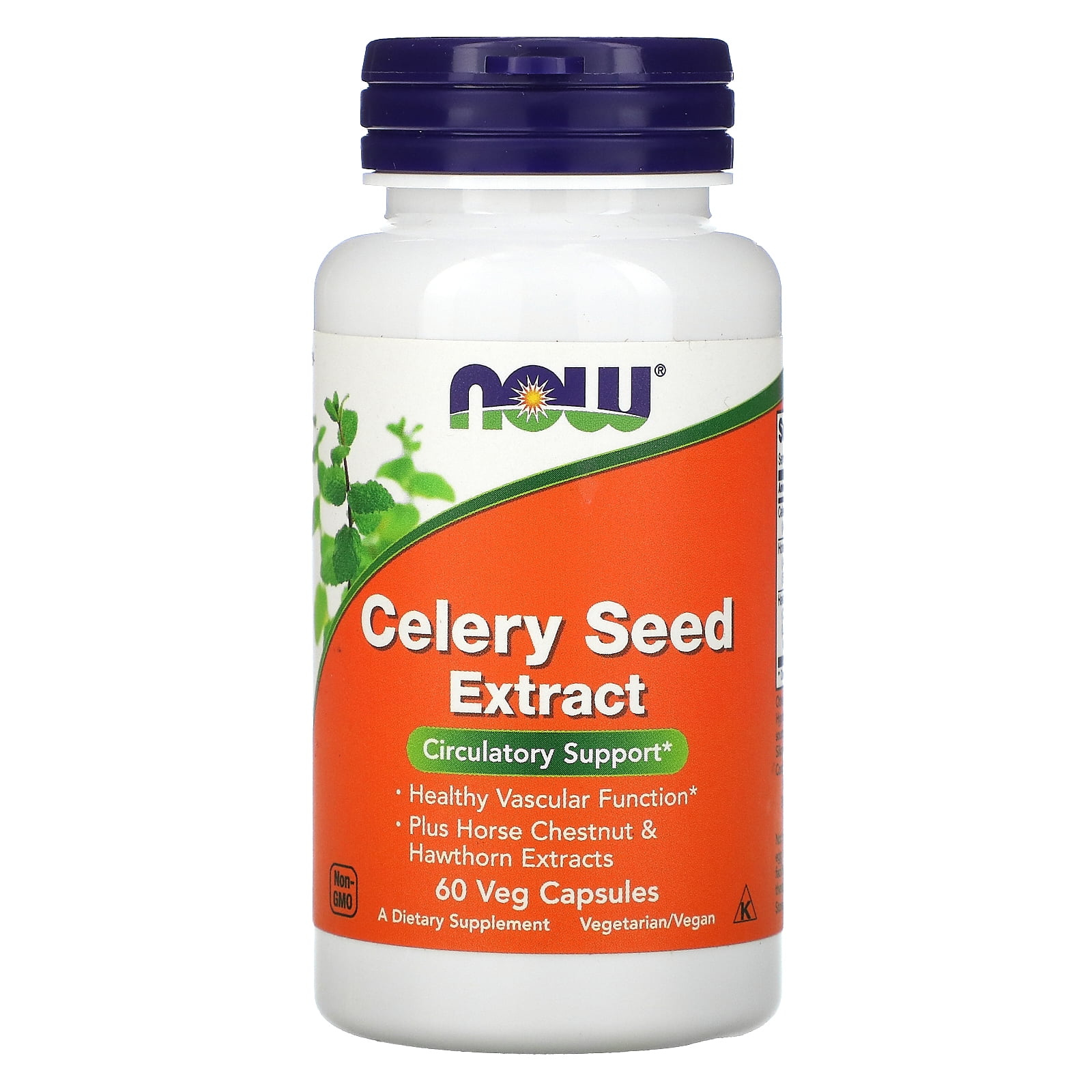 Now Foods Celery Seed Extract, 60 Veg Capsules - Walmart Business Supplies