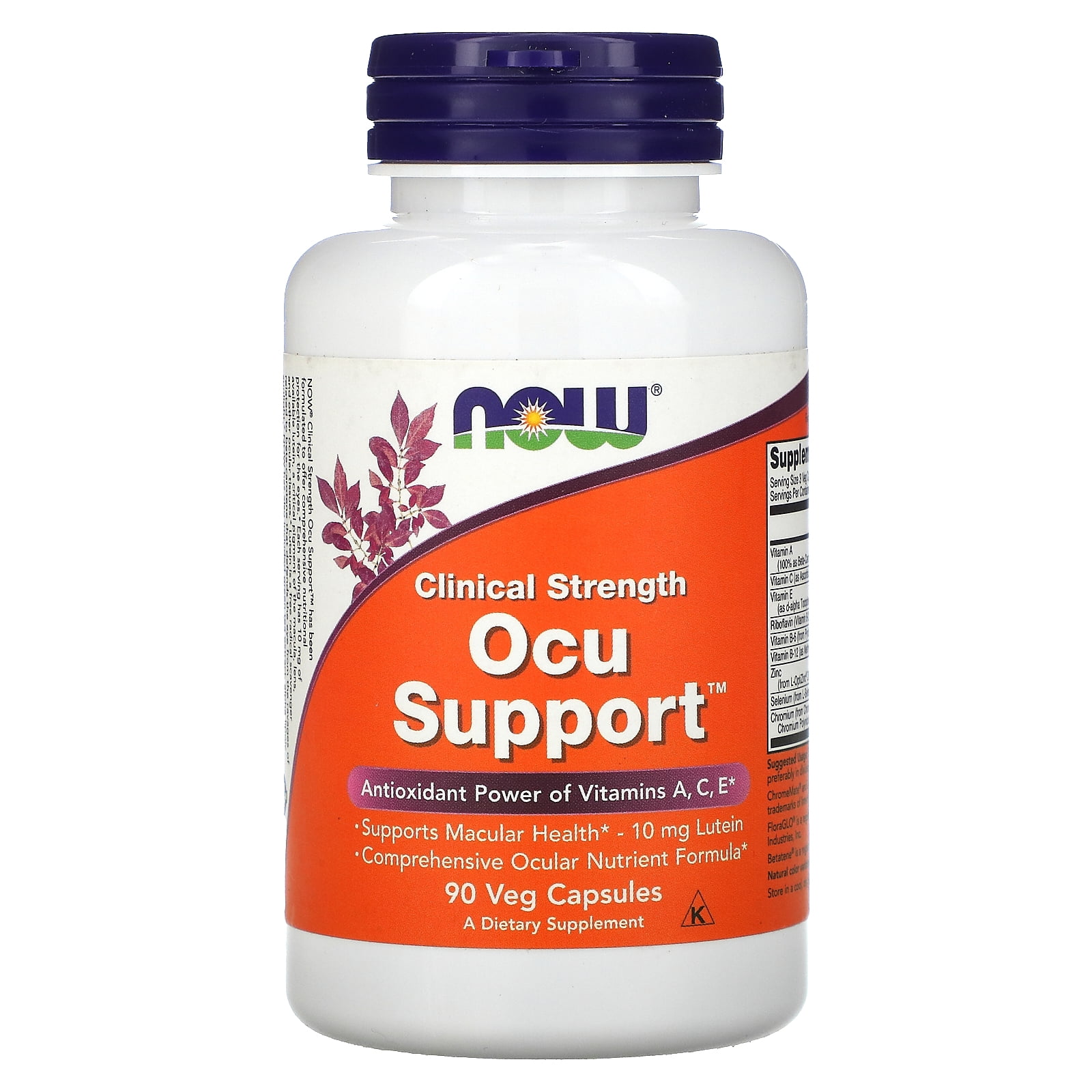 NOW Supplements Eye Complex Health, Ocu Support with FloraGLO Lutein ...