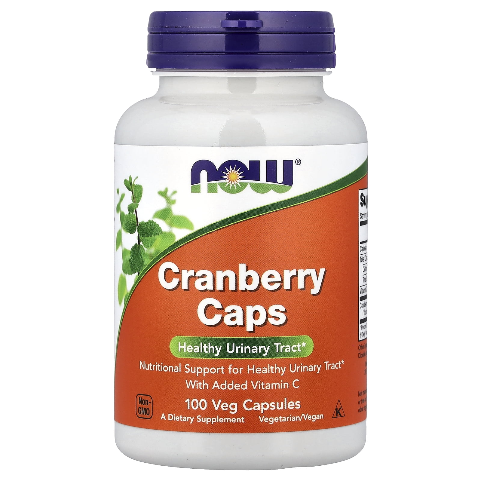 NOW Foods - Cranberry Caps - 100 Vegetable Capsules - Walmart.com
