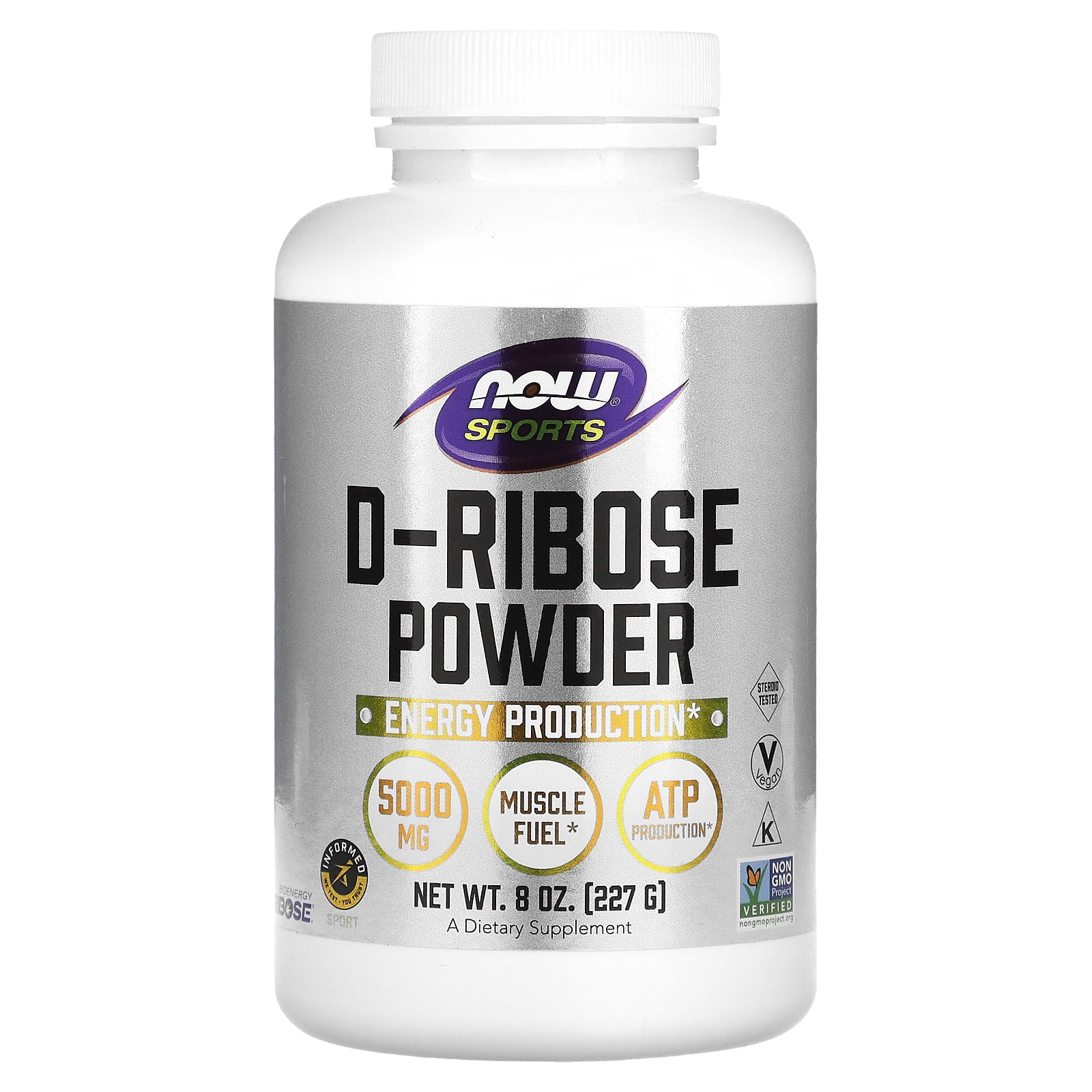 D-Ribose Pure Powder by Now Foods 8 oz. - Walmart.com
