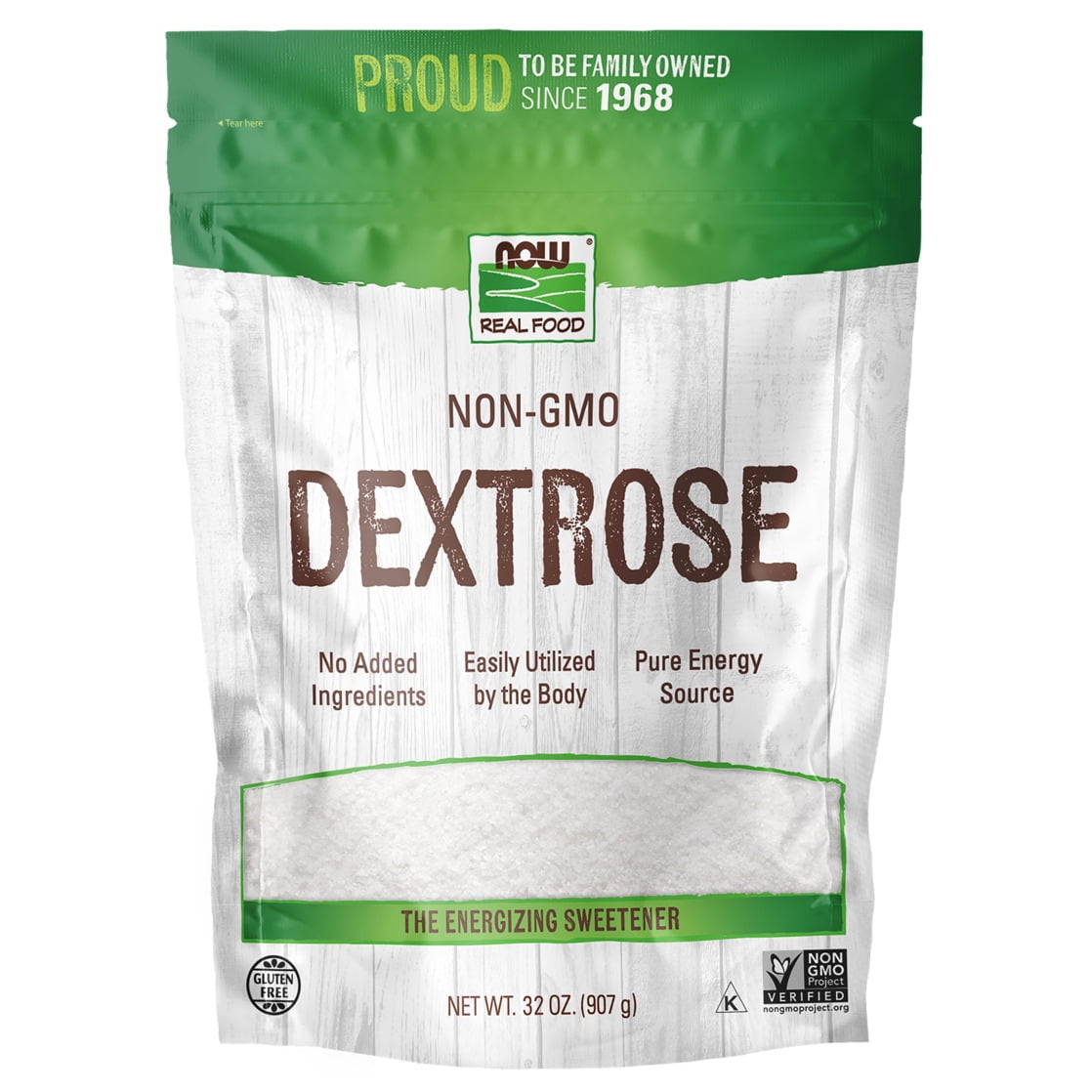 NOW Foods Dextrose, Pure Natural Sweetener, Non-GMO, Easy Energy Source ...