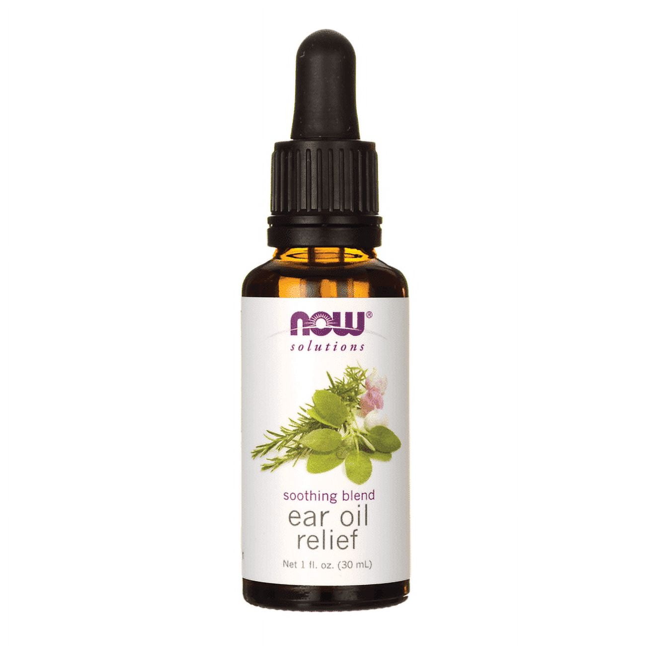 NOW Foods Ear Ache Relief Oil with Olive & Mullein, 1 fl oz - Walmart.com