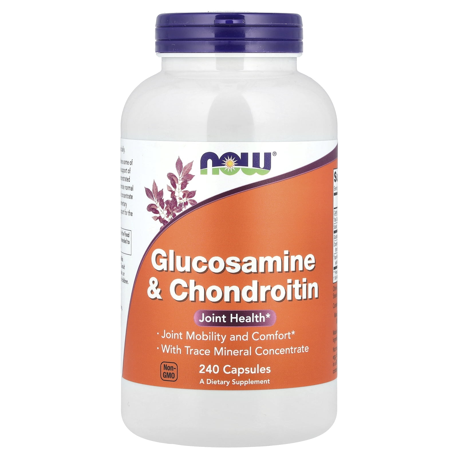NOW Foods Health Support Glucosamine & Chondroitin, 240 Veg Caps ...