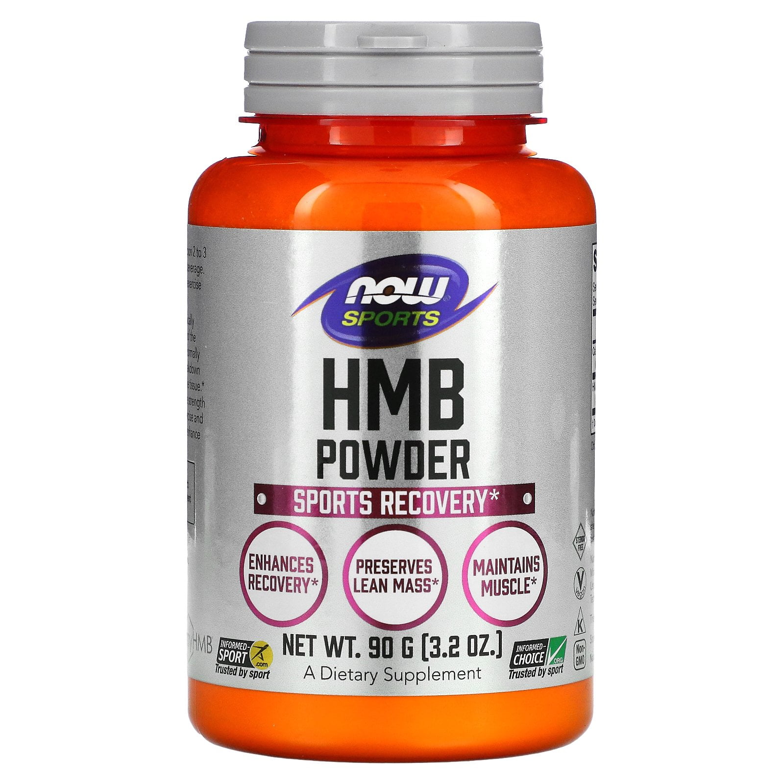 NOW Foods Sports Nutrition, HMB (β-Hydroxy β-Methylbutyrate)Powder ...