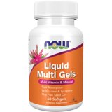 NOW Foods Liquid Multi Gels 60 Sgels - High Potency Multivitamin ...