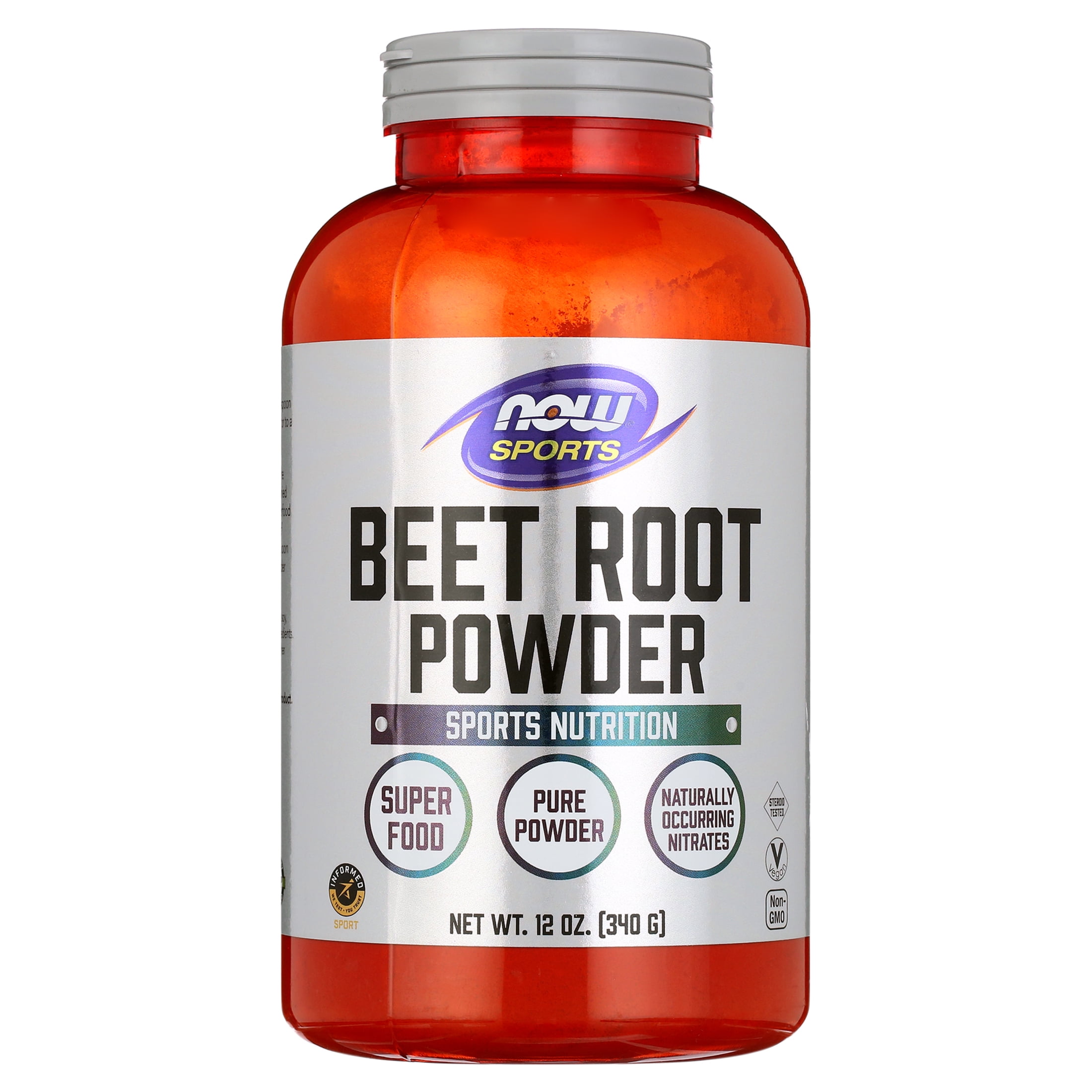 NOW Foods - Pure Beet Root Powder, NOW Sports, Non-GMO, 12 oz ...