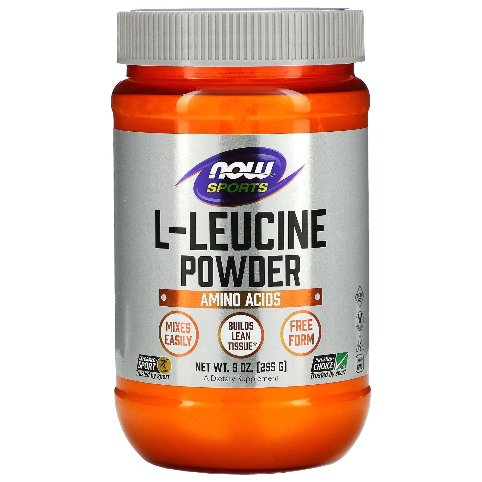 NOW Foods - NOW Sports L-Leucine Amino Acid Powder - 9 oz. - Walmart.com