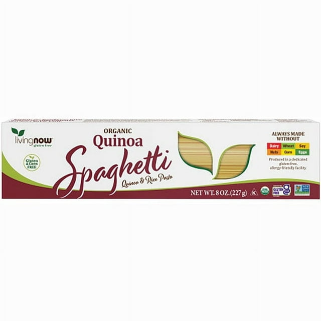 NOW Foods Organic Quinoa Spaghetti 8 oz Box - Walmart.com